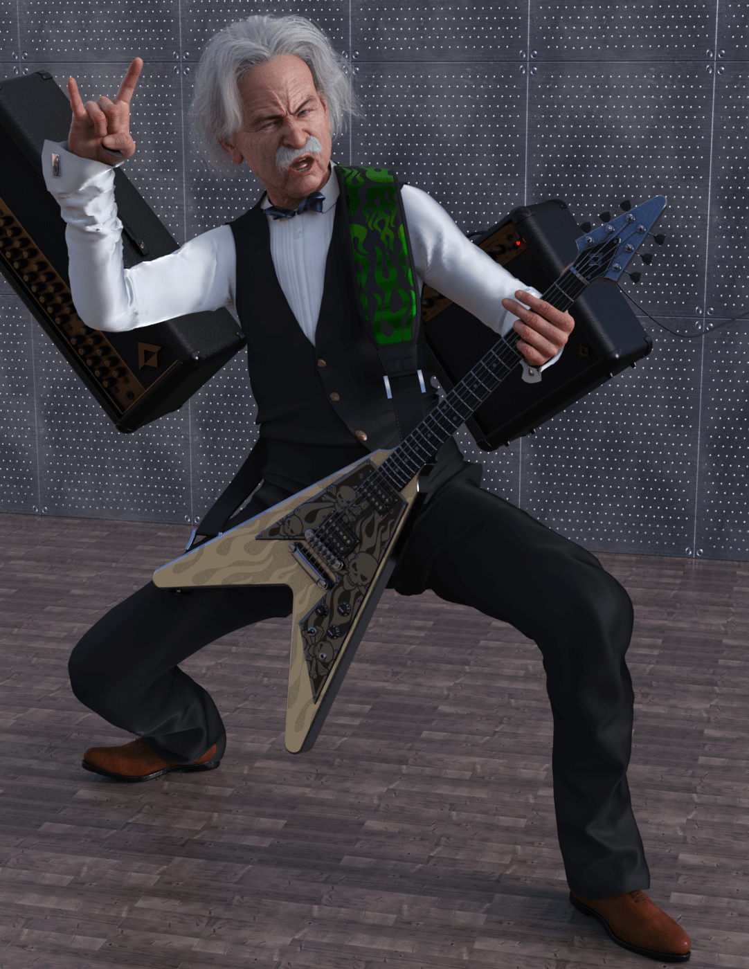 Rock 3D Render, Digital Art by Lawrence Jamieson