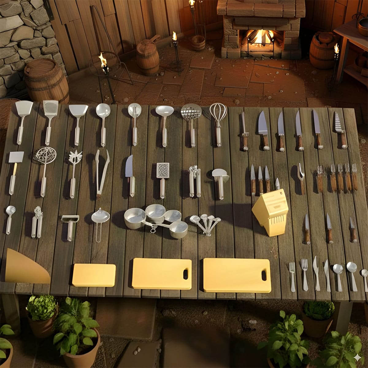 Kitchen Tool 50 Realistic Kitchen Asset Pack Low Poly Utensil 3D Model