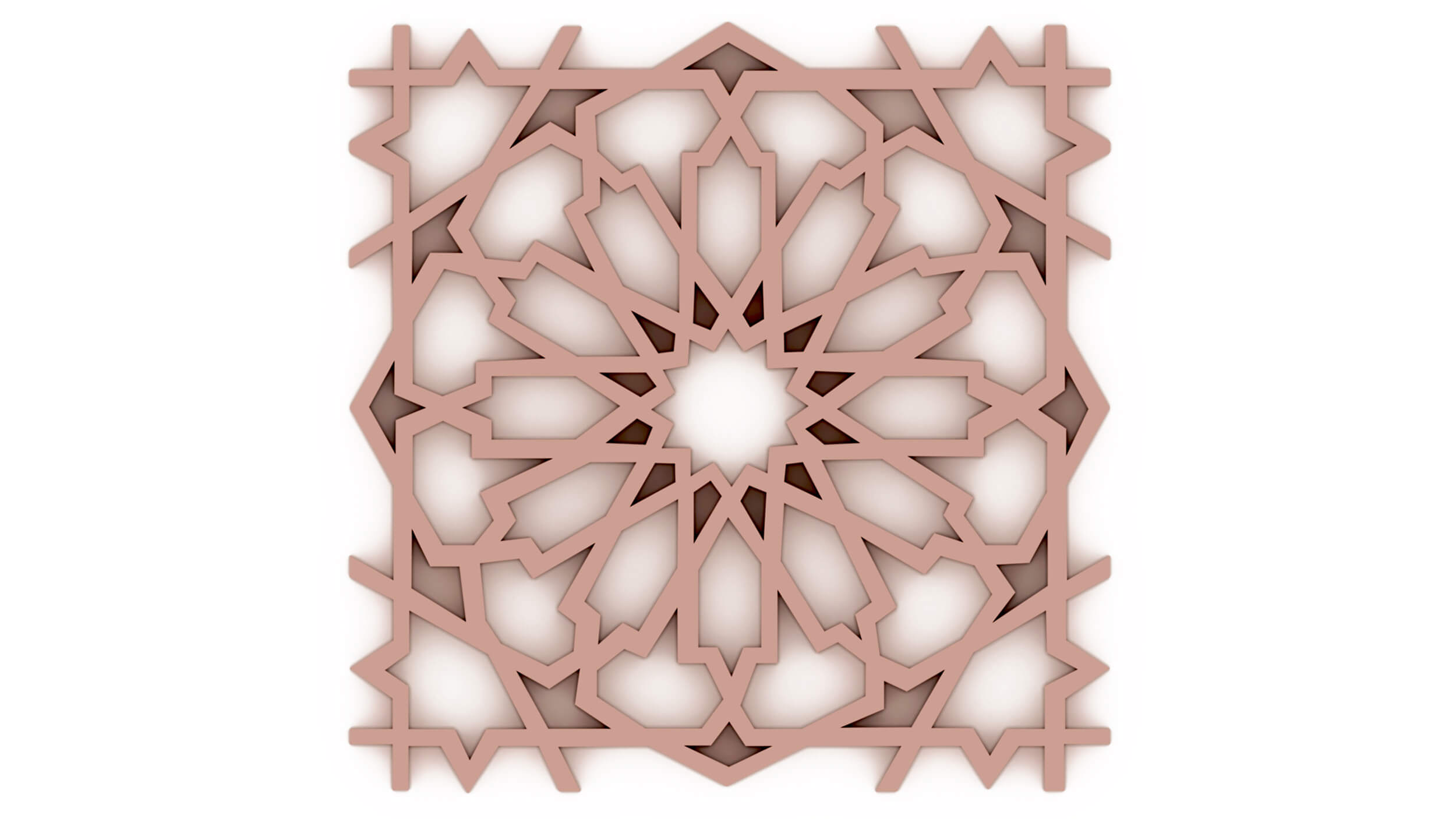 Moroccan Islamic Pattern Stl 3D Print Model by LBDesigner
