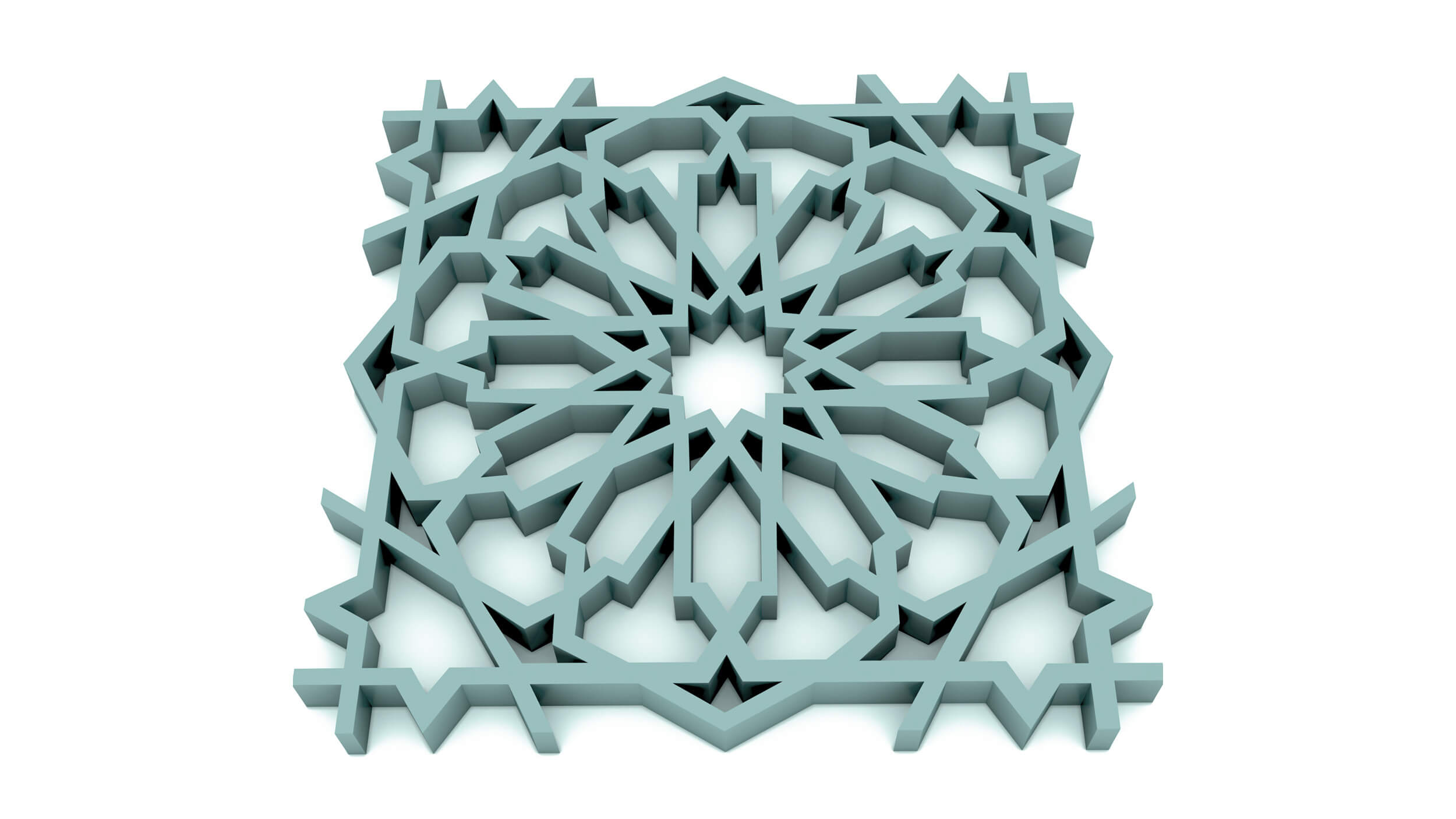 Moroccan Islamic Pattern Stl 3D Print Model by LBDesigner
