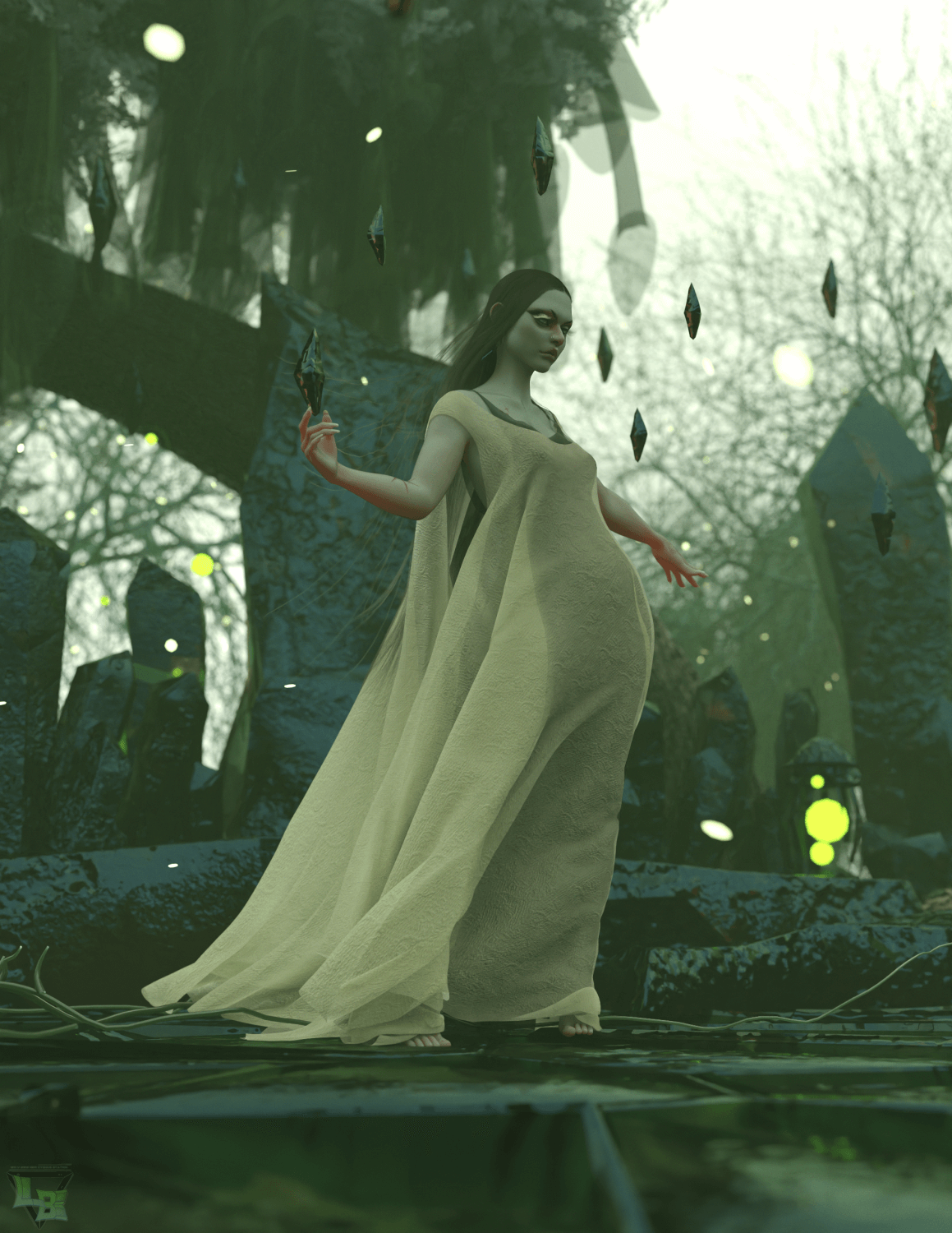 aether 3D Render, Digital Art by LchBch