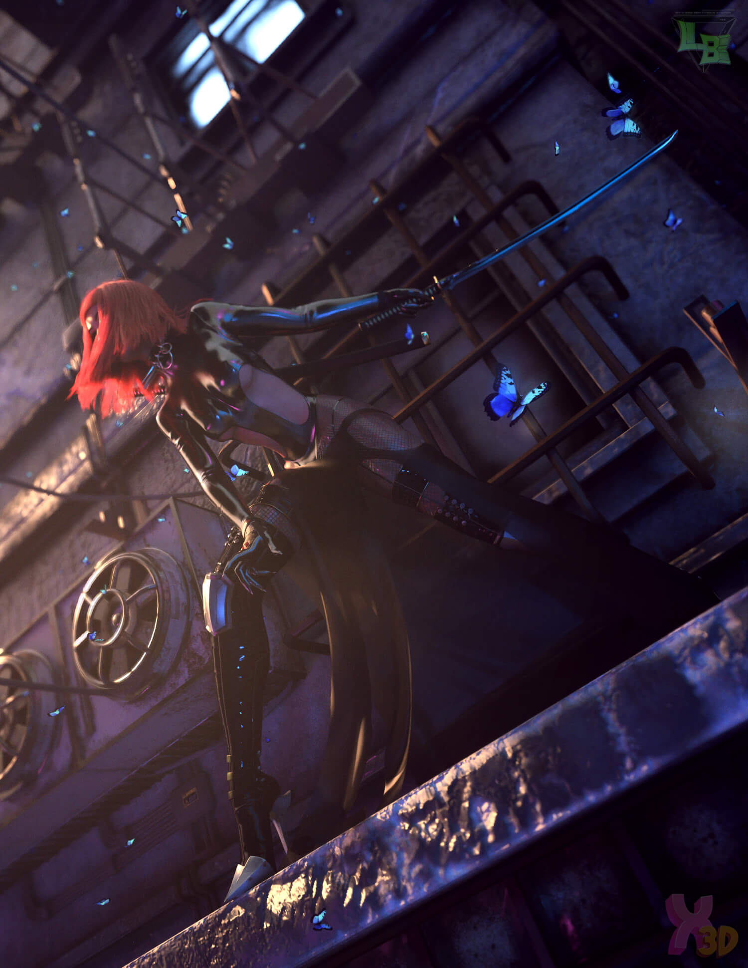 swarm 3D Render, Digital Art by LchBch