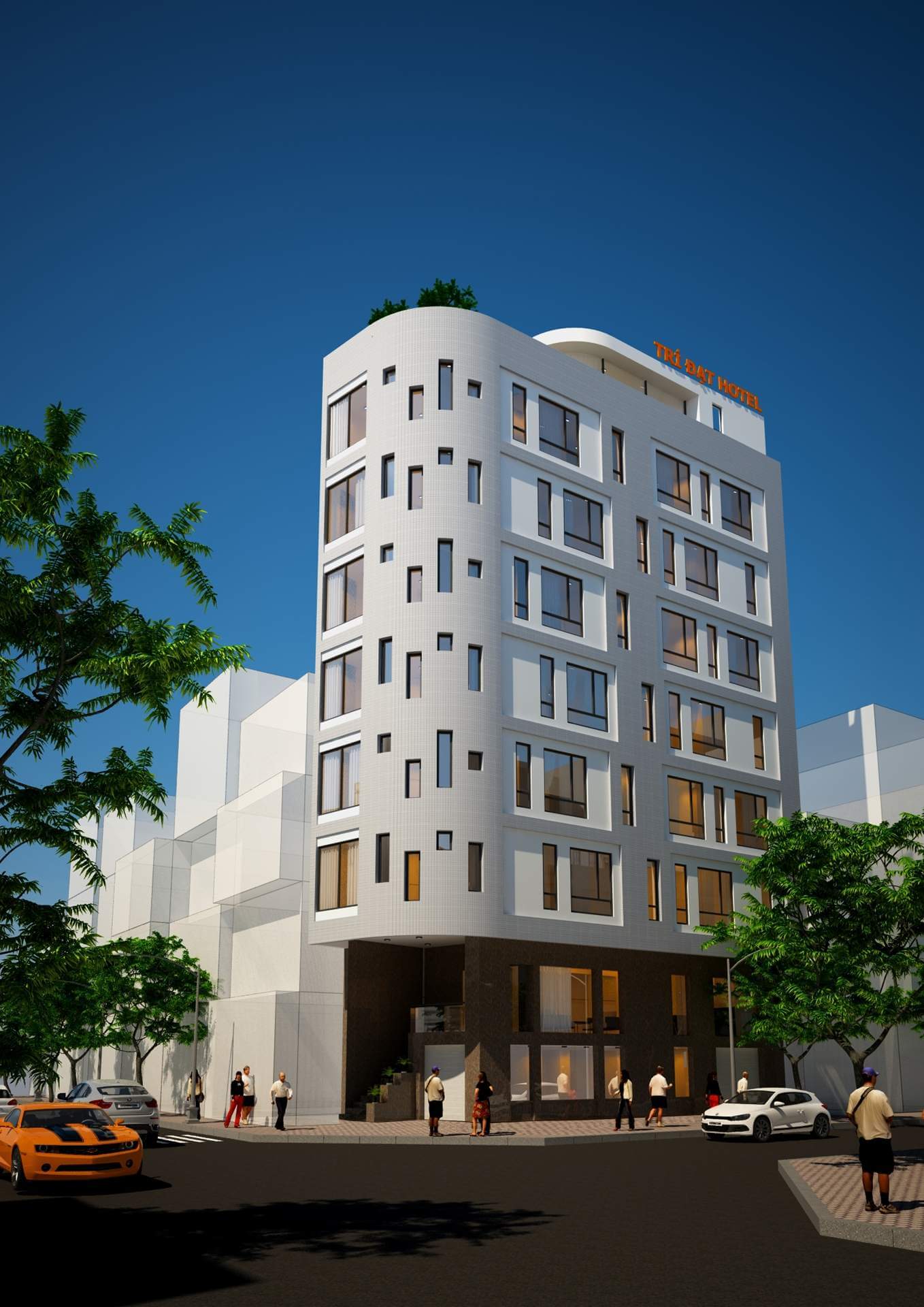 Mini Hotel - 3D Model by Le Minh Thu