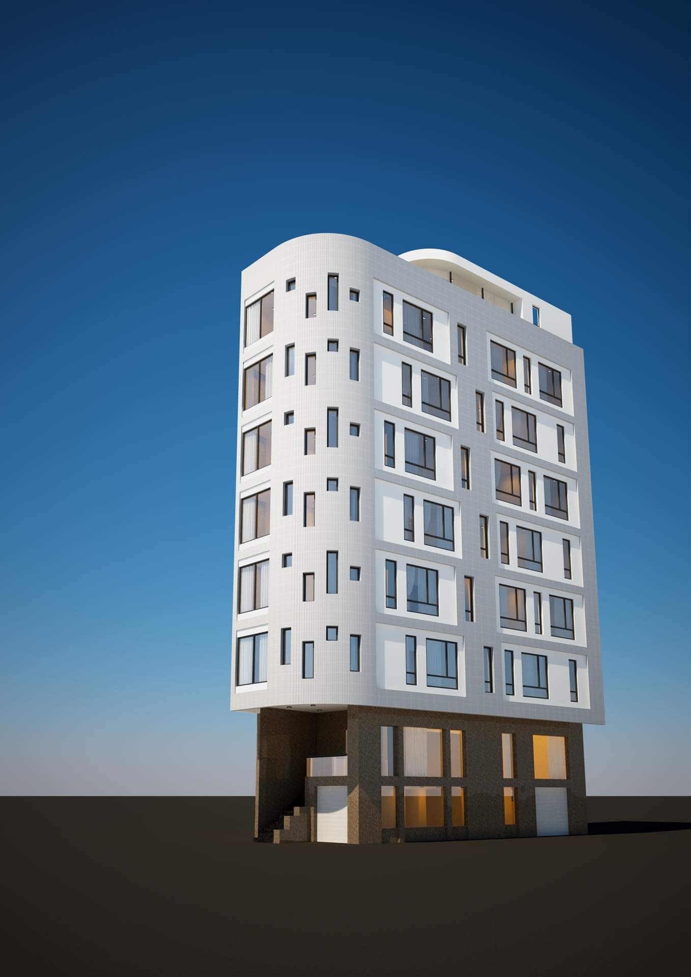 Mini Hotel - 3D Model by Le Minh Thu