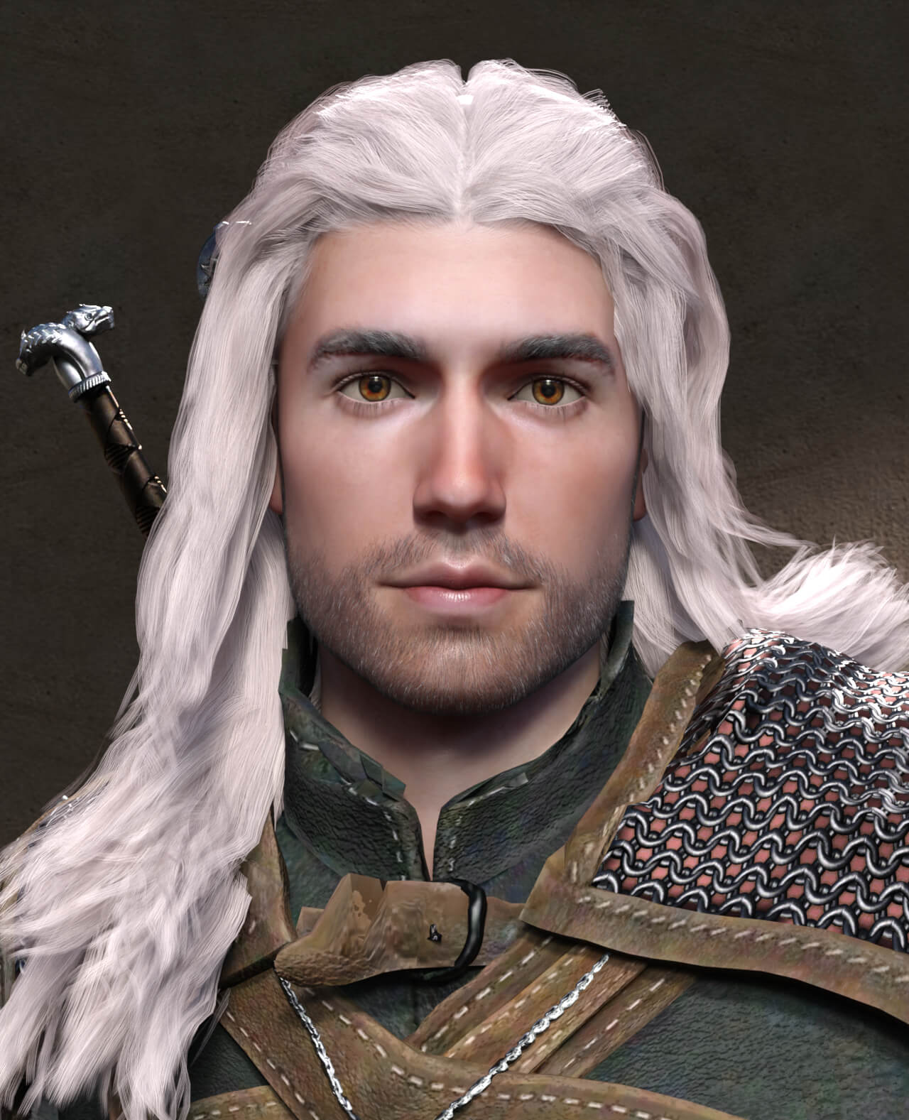 Geralt of Rivia The Witcher HD for Genesis 8 Male - Daz Content by ...