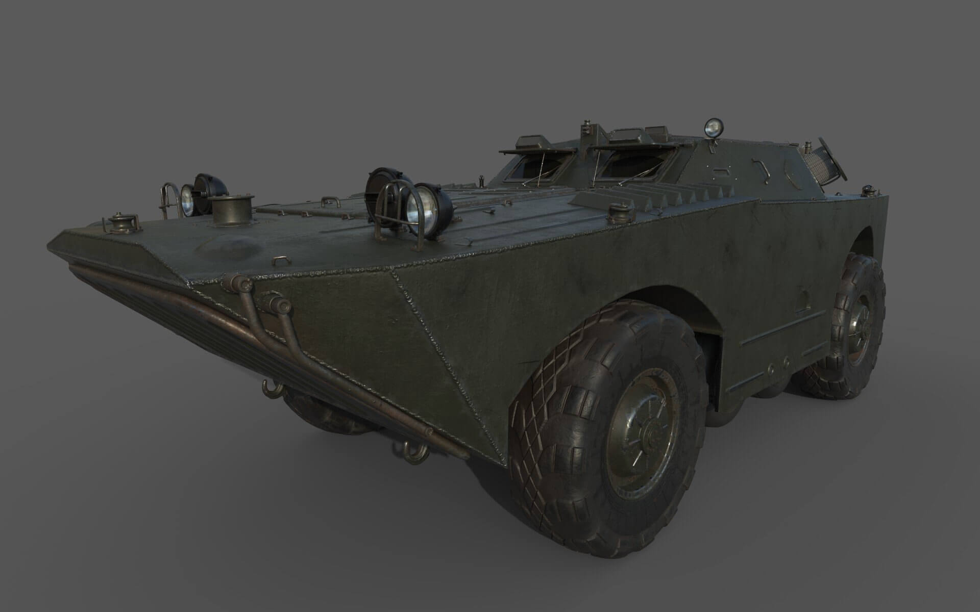 Brdm-1 3D Model by lemon4ik