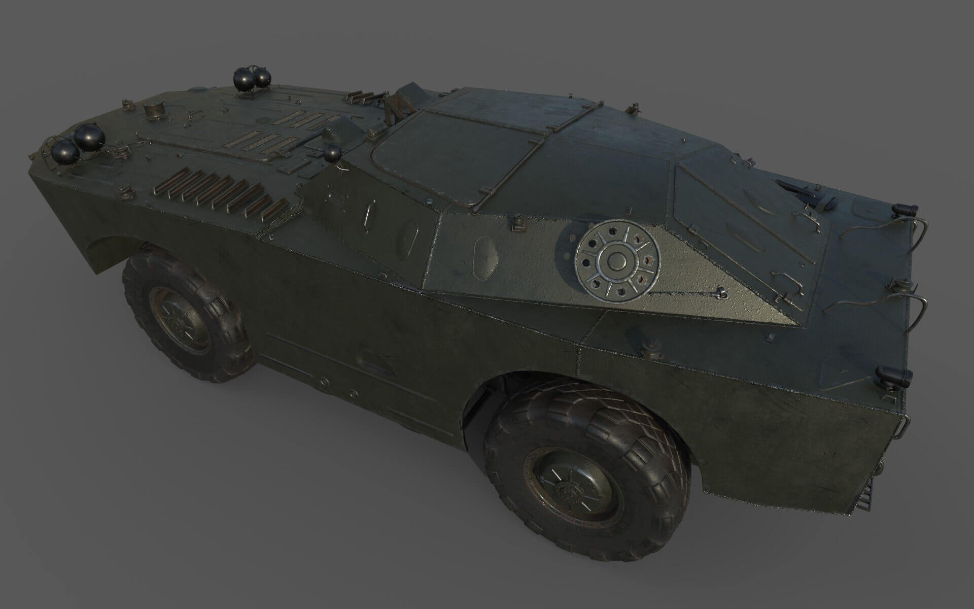 Brdm-1 3D Model by lemon4ik