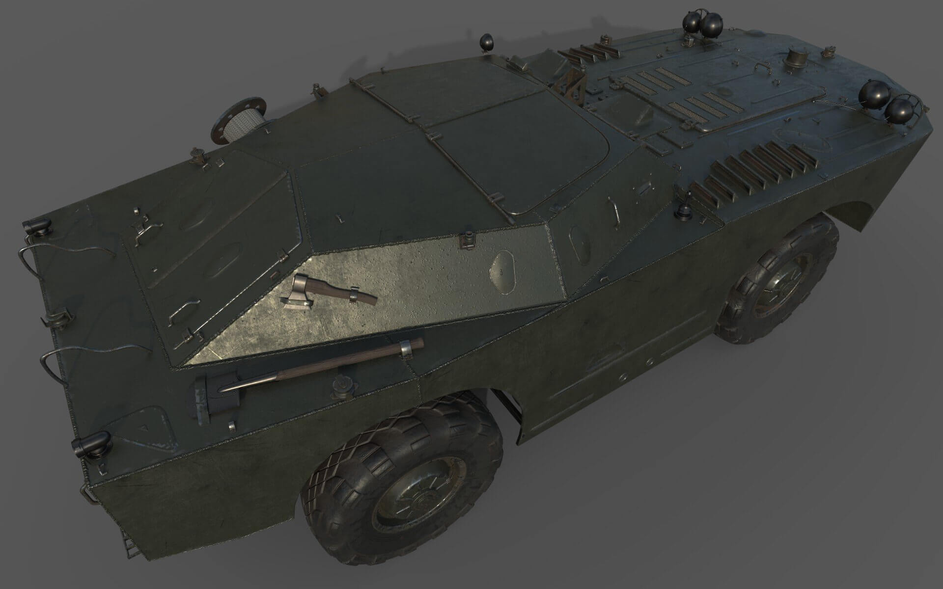 Brdm-1 3D Model by lemon4ik