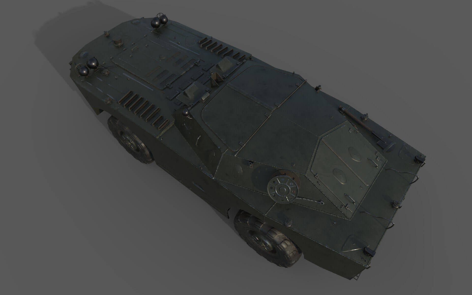 Brdm-1 3D Model by lemon4ik