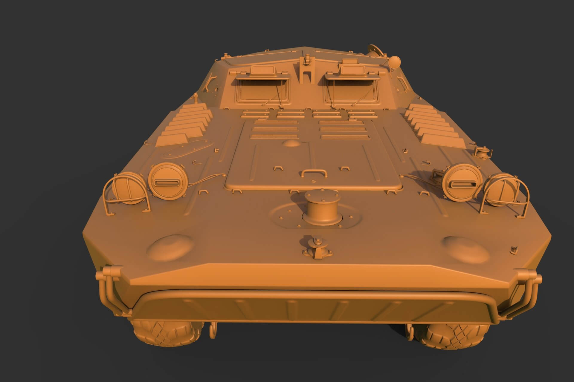 Brdm-1 3D Model by lemon4ik