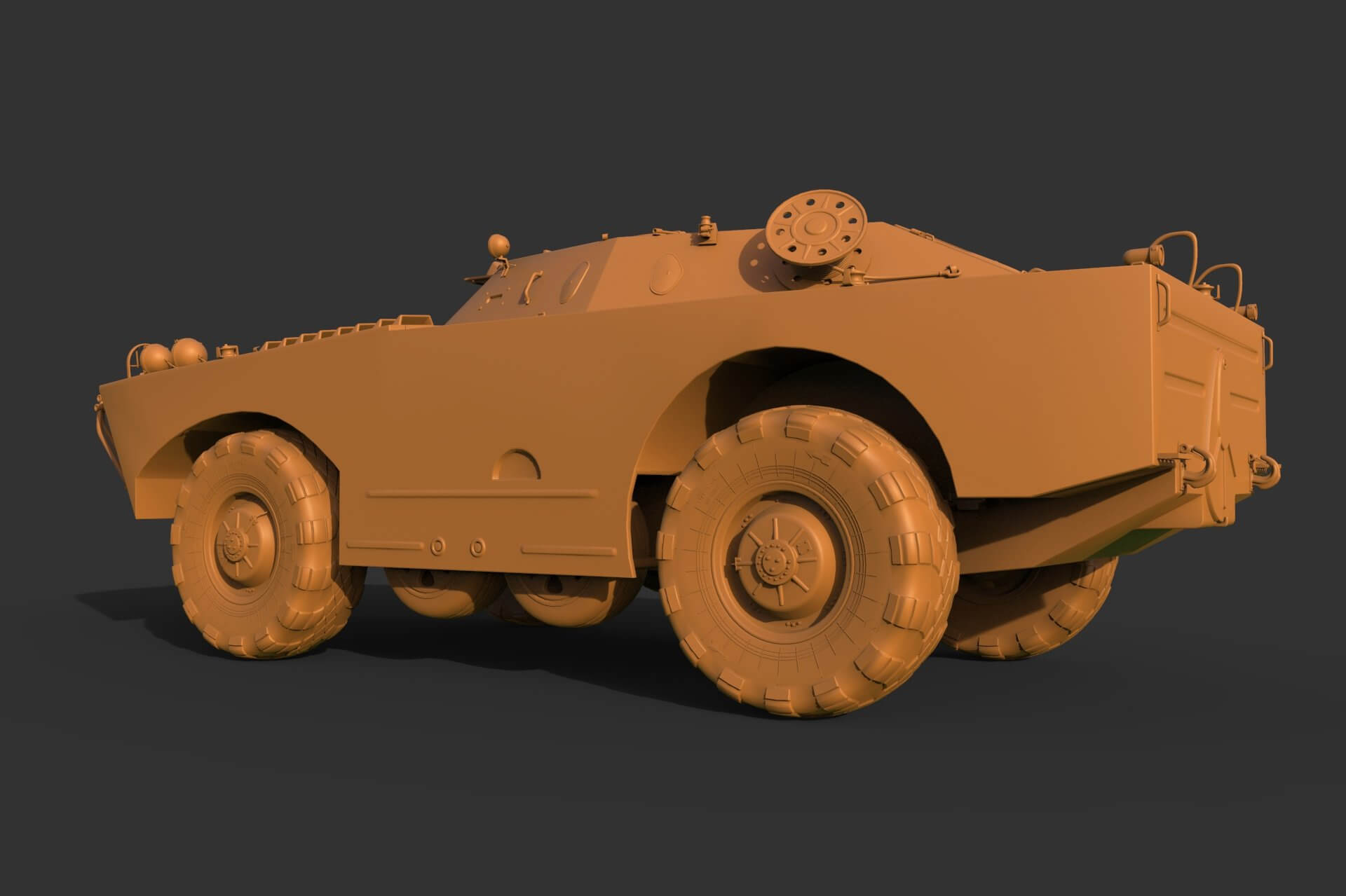 Brdm-1 3D Model by lemon4ik