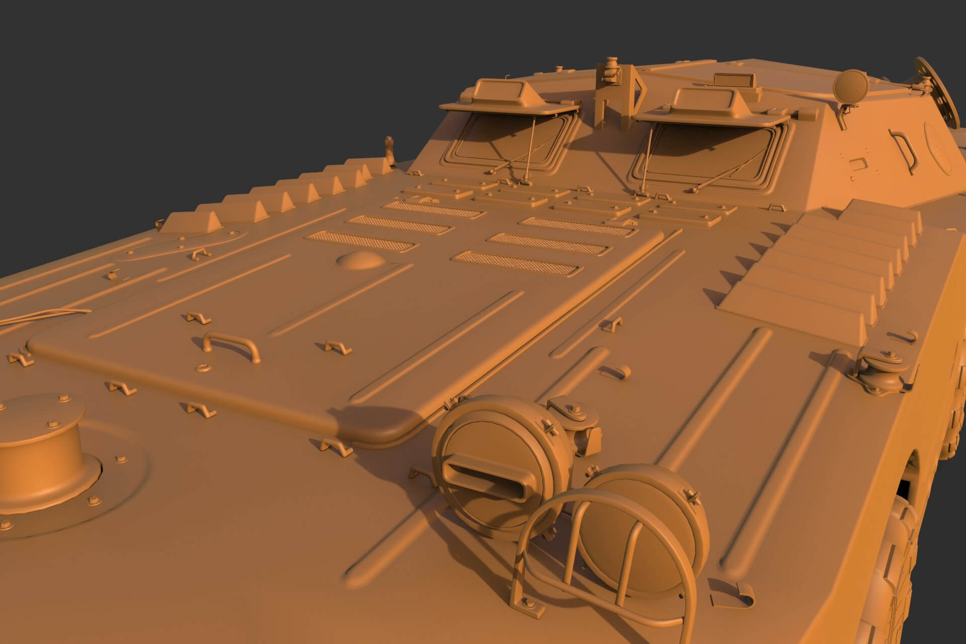 Brdm-1 3D Model by lemon4ik