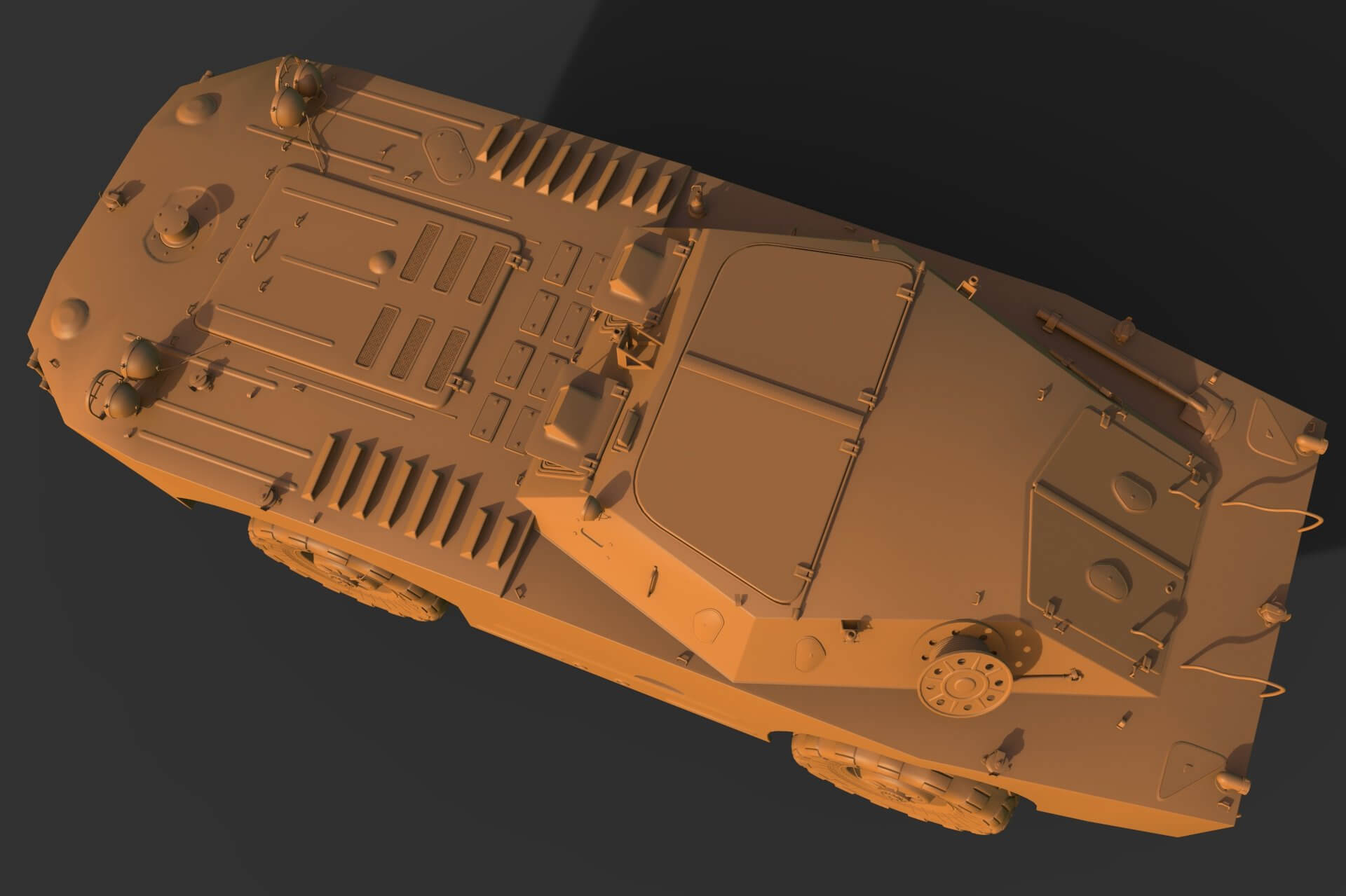 Brdm-1 3D Model by lemon4ik