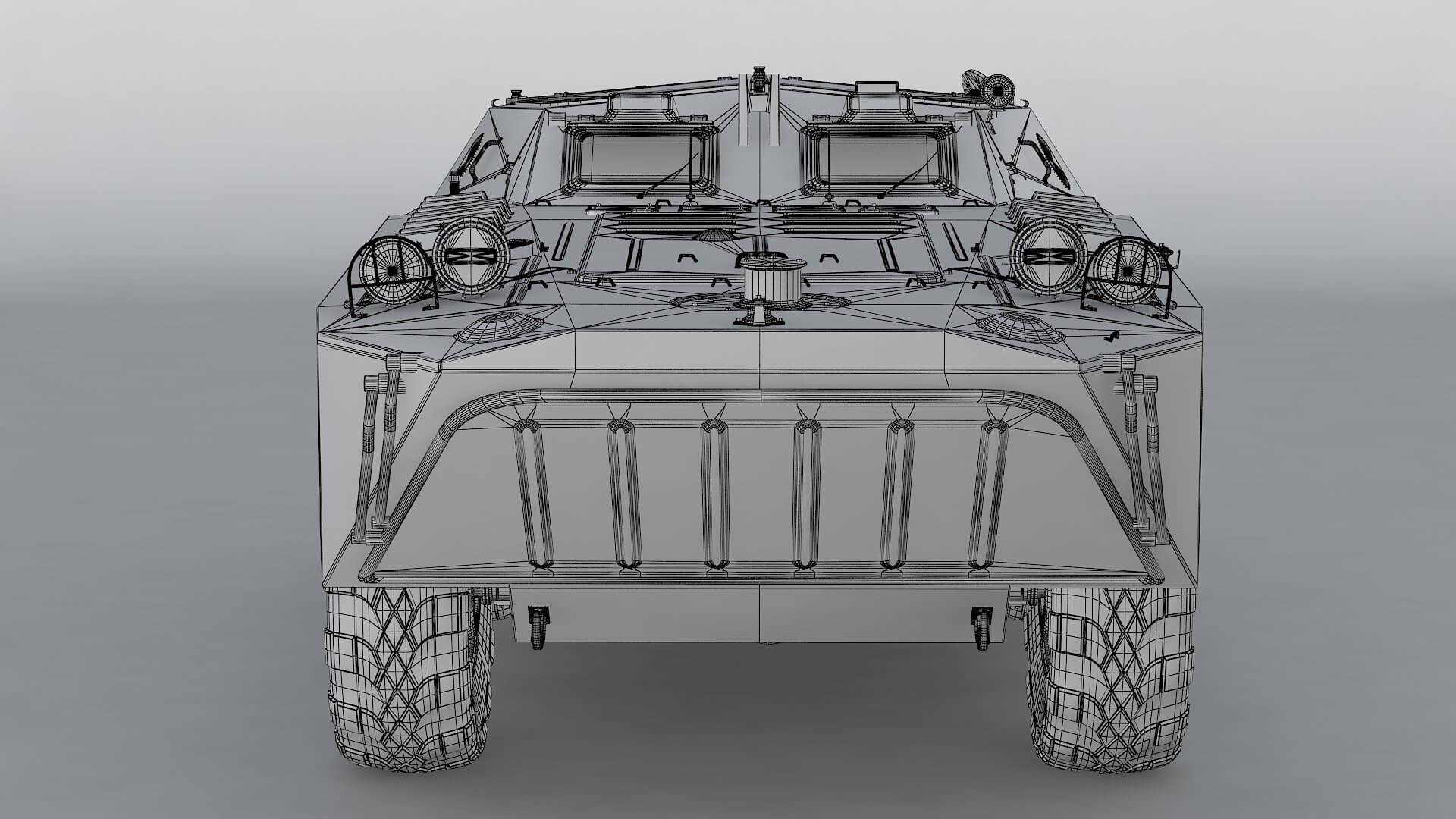 Brdm-1 3D Model by lemon4ik