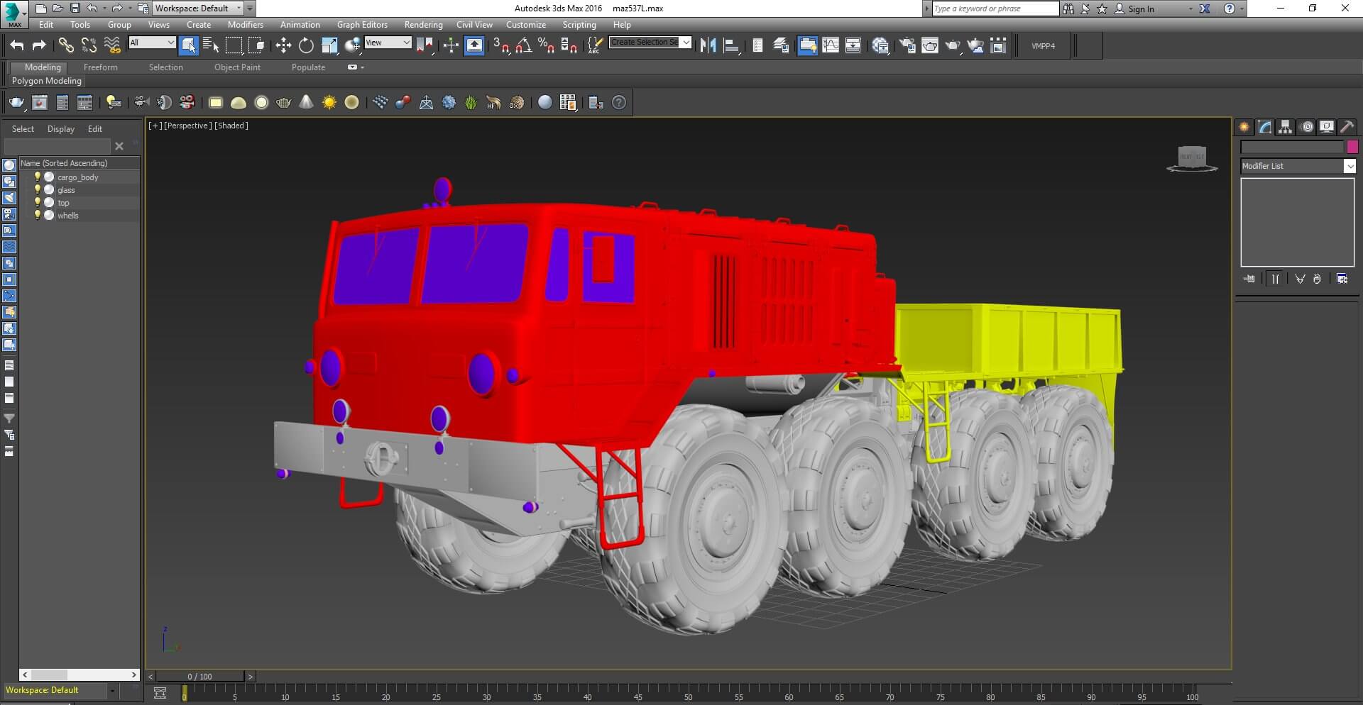 Maz 537L - 3D Model by lemon4ik