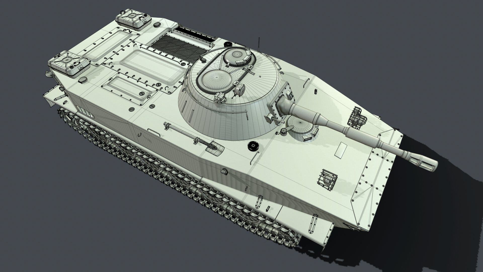 Soviet Tank PT-76 3D Model by lemon4ik