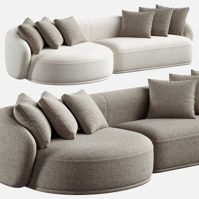 Capsule Sofa - 3D Model by Leo_98