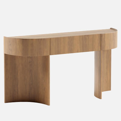 Console Table Dusty Oak - 3D Model by Leo_98