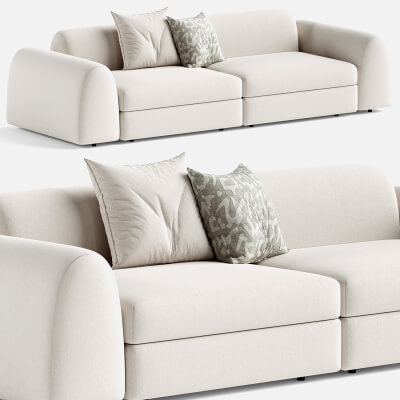 Edo Sofa modern - 3D Model by Leo_98