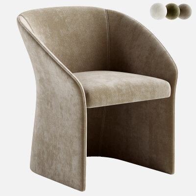 LaPorte Dining Chair 01 - 3D Model by Leo_98