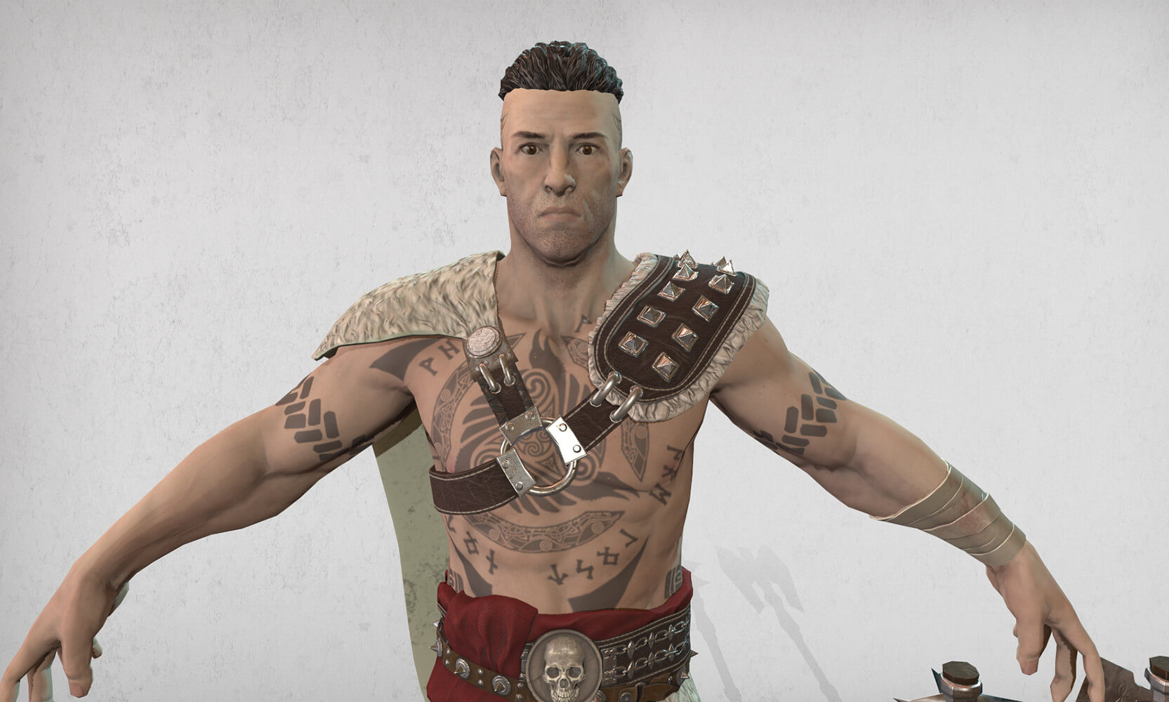 Barbarian Warrior Tattoo