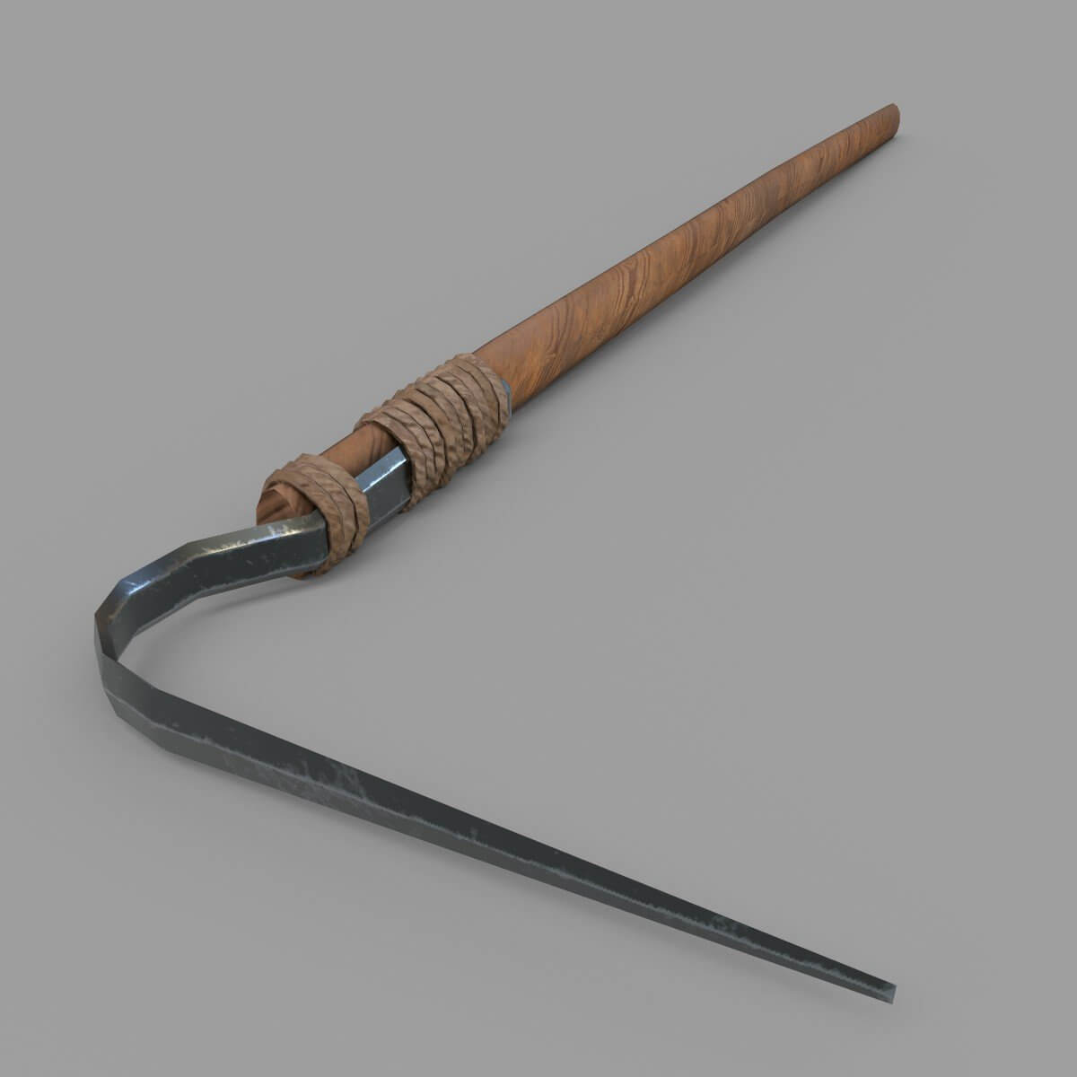 Pack of 6 Medieval Farm Rakes and Hoe - 3D Model by leon017