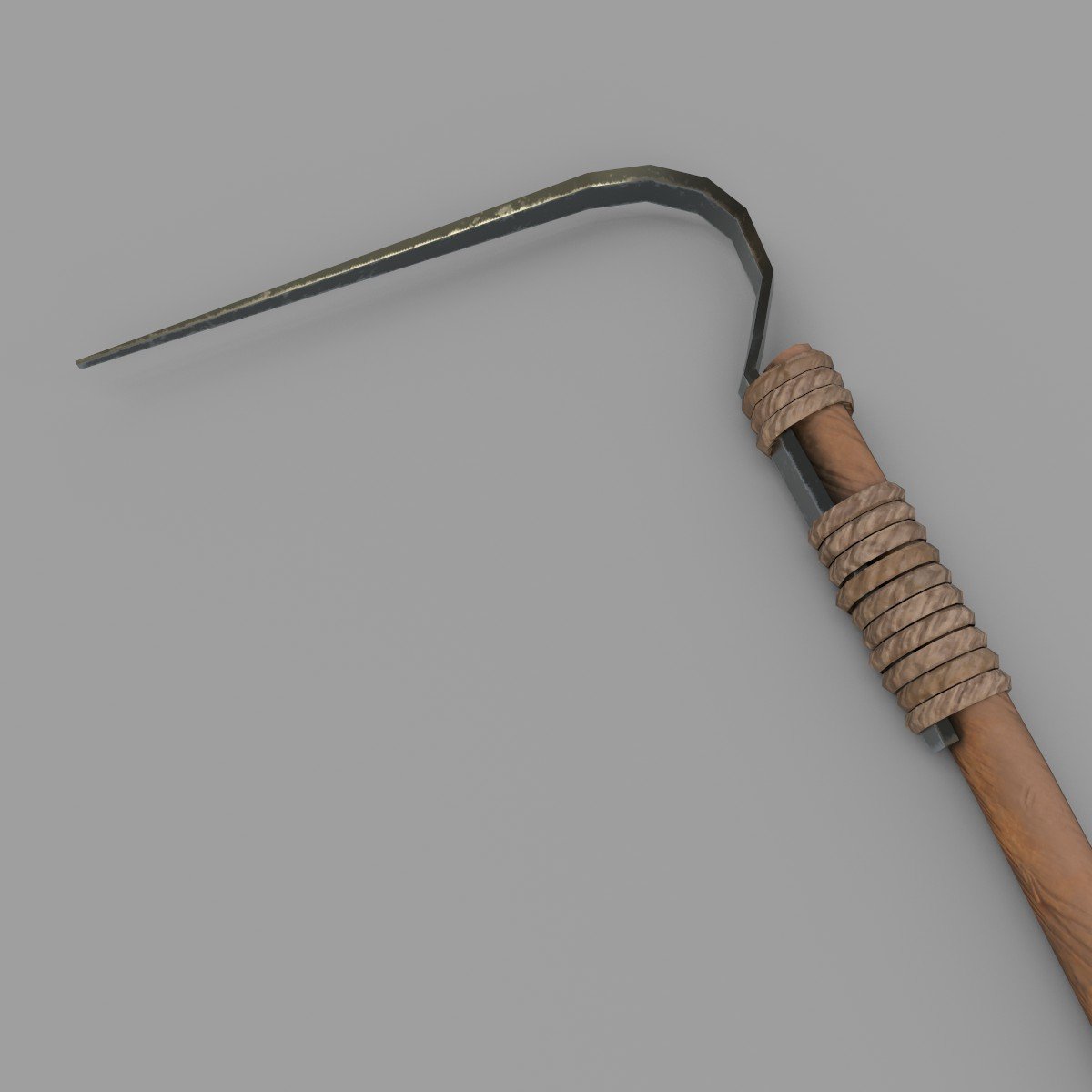 Pack of 6 Medieval Farm Rakes and Hoe - 3D Model by leon017