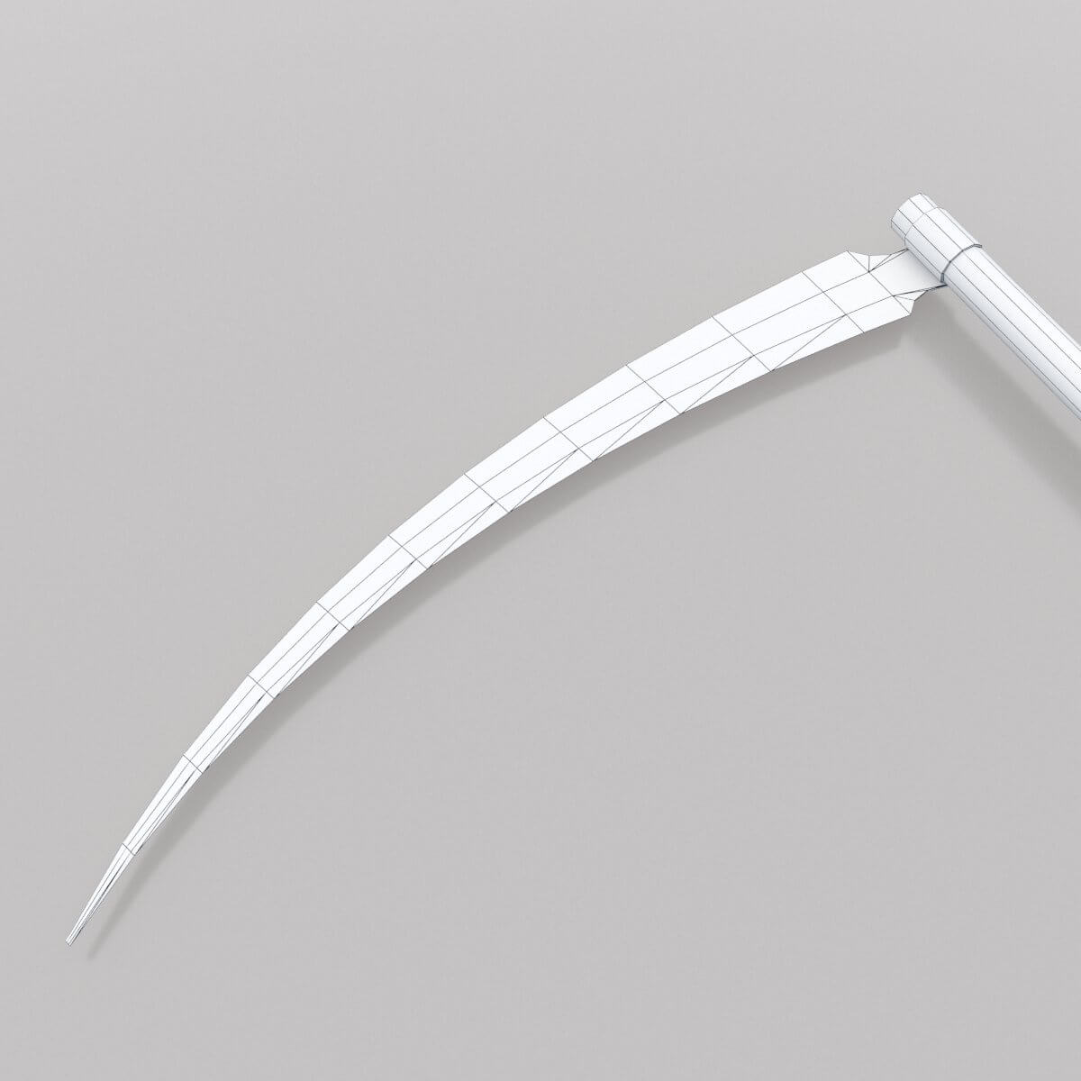 Pack of 6 Medieval Farm Scythe and Sickles - 3D Model by leon017