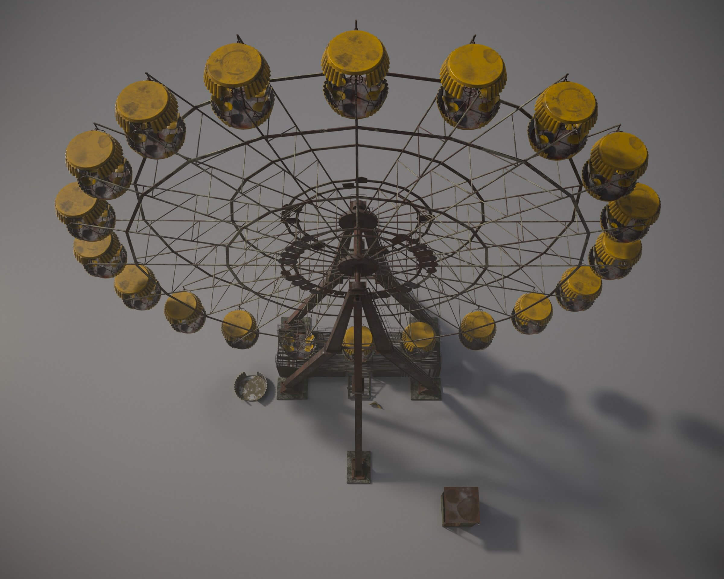 Pripyat Ferris Wheel - 3D Model by leon017