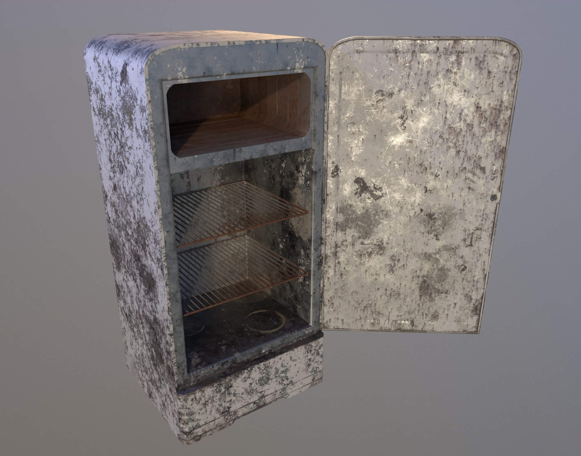 Soviet Vintage Refrigerator Zil Moskva 9 Color Variants - 3D Model by ...