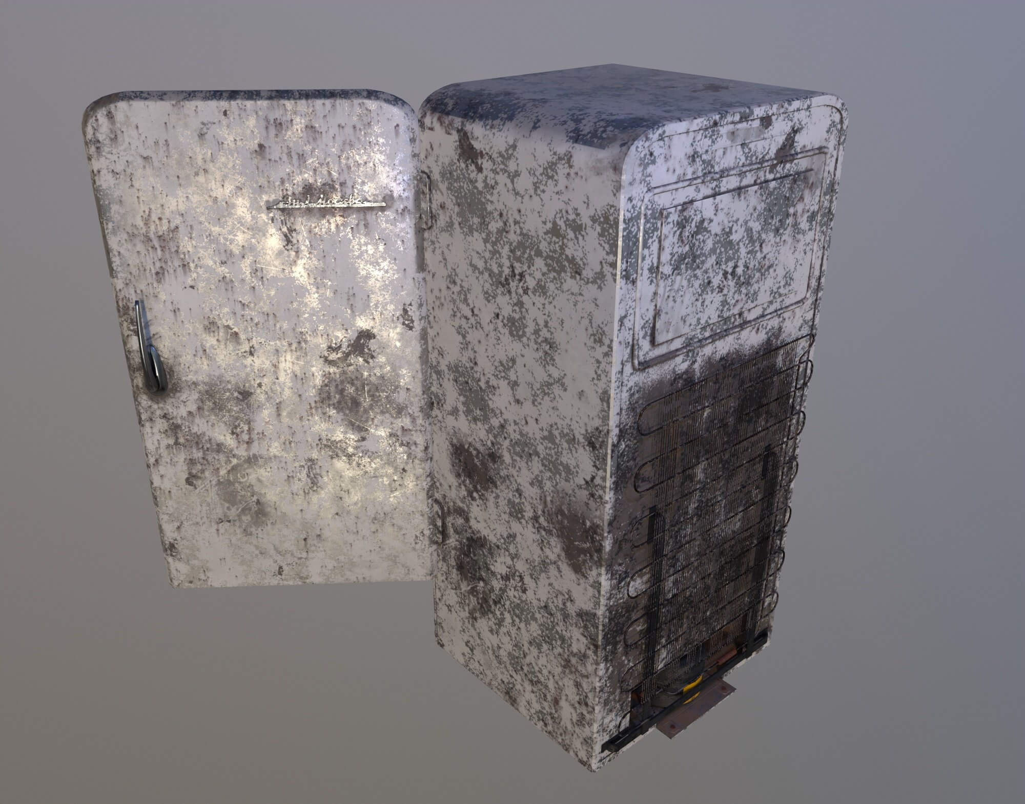 Soviet Vintage Refrigerator Zil Moskva 9 Color Variants - 3D Model by ...