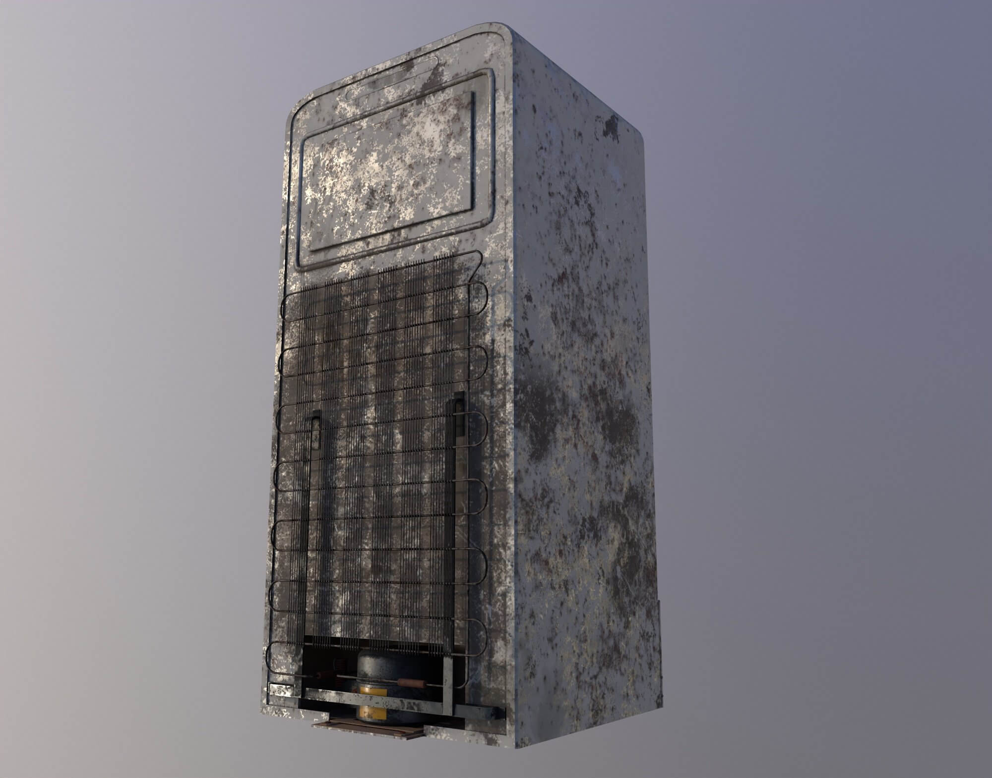 Soviet Vintage Refrigerator Zil Moskva 9 Color Variants - 3D Model by ...