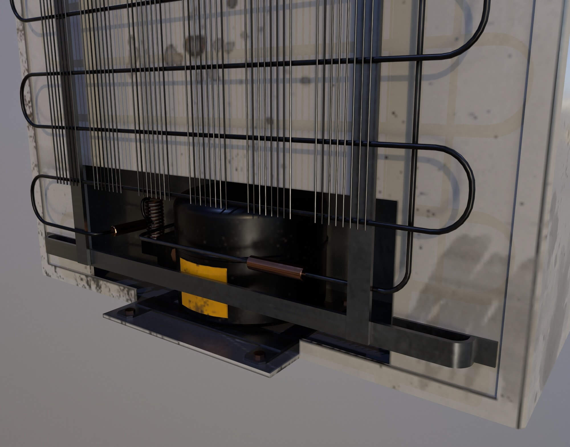 Soviet Vintage Refrigerator Zil Moskva 9 Color Variants - 3D Model by ...