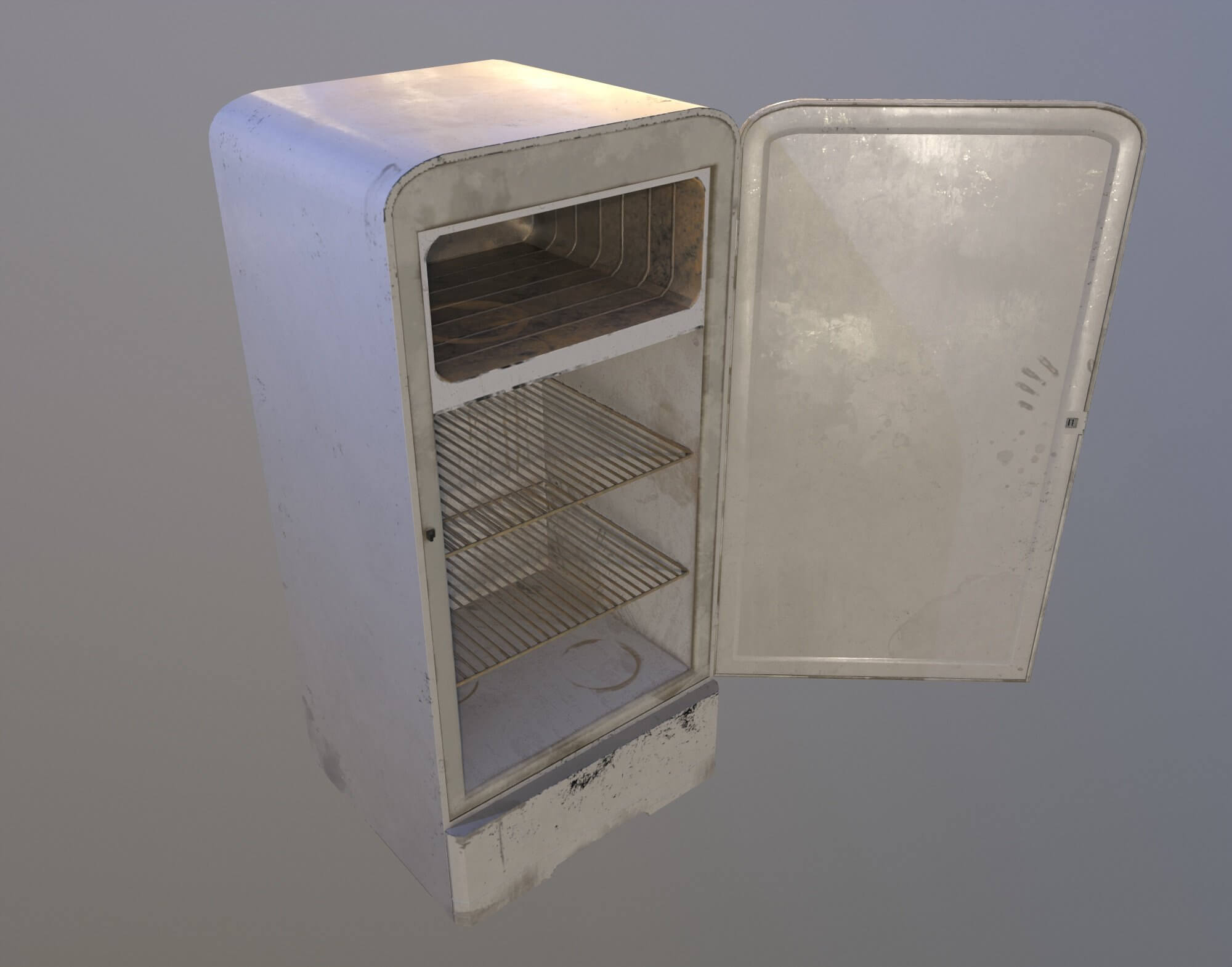Soviet Vintage Refrigerator Zil Moskva 9 Color Variants - 3D Model by ...