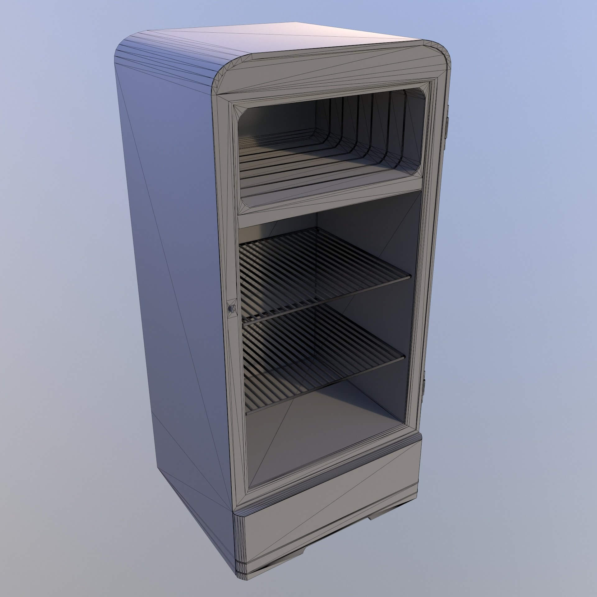 Soviet Vintage Refrigerator Zil Moskva 9 Color Variants - 3D Model by ...