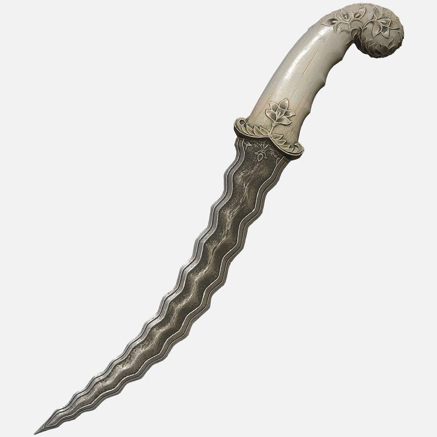 Indian Dagger - 3D Model by Leonid_Kuzyakin