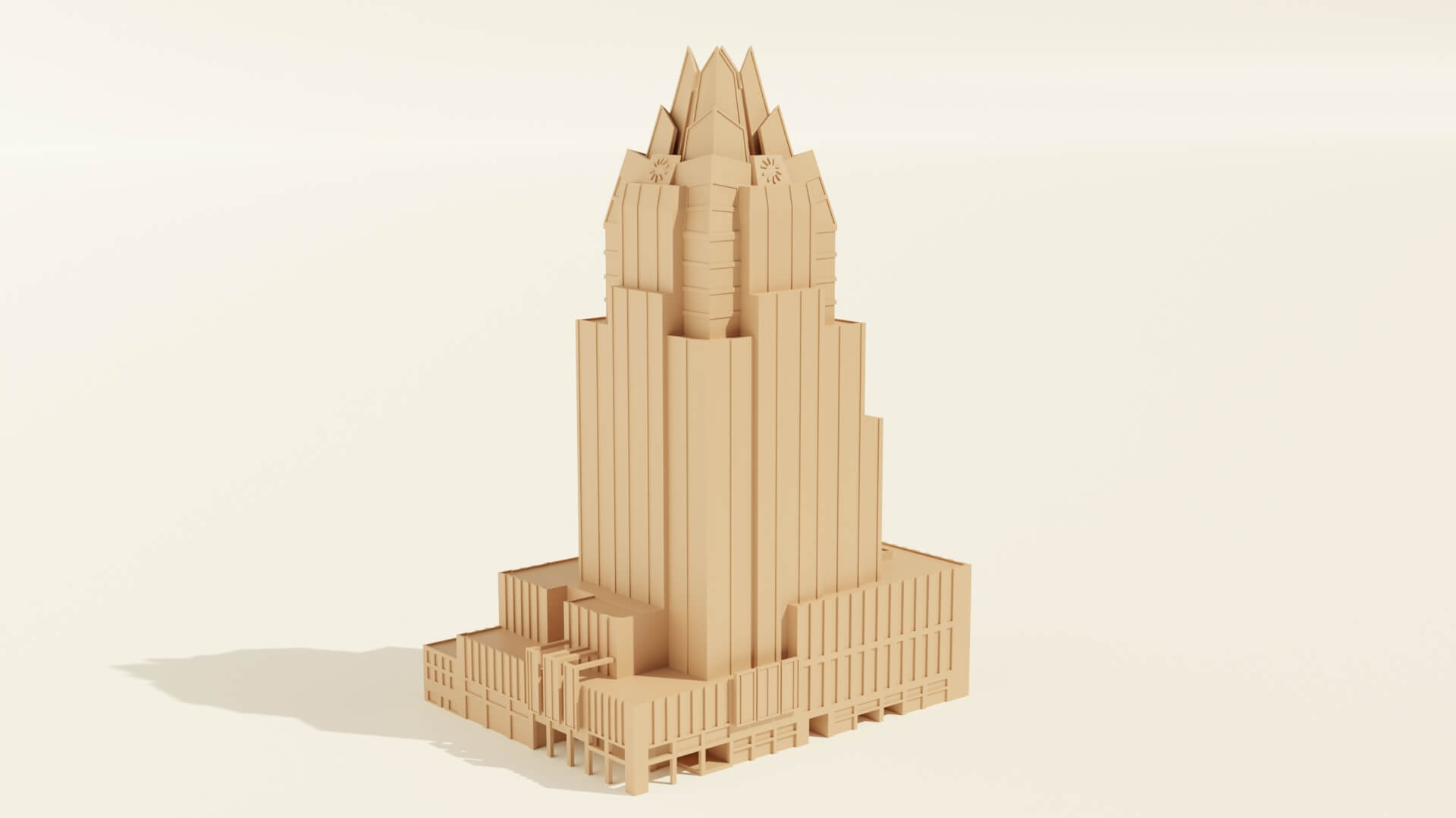 Frost Bank Tower - 3D Model by Leonte