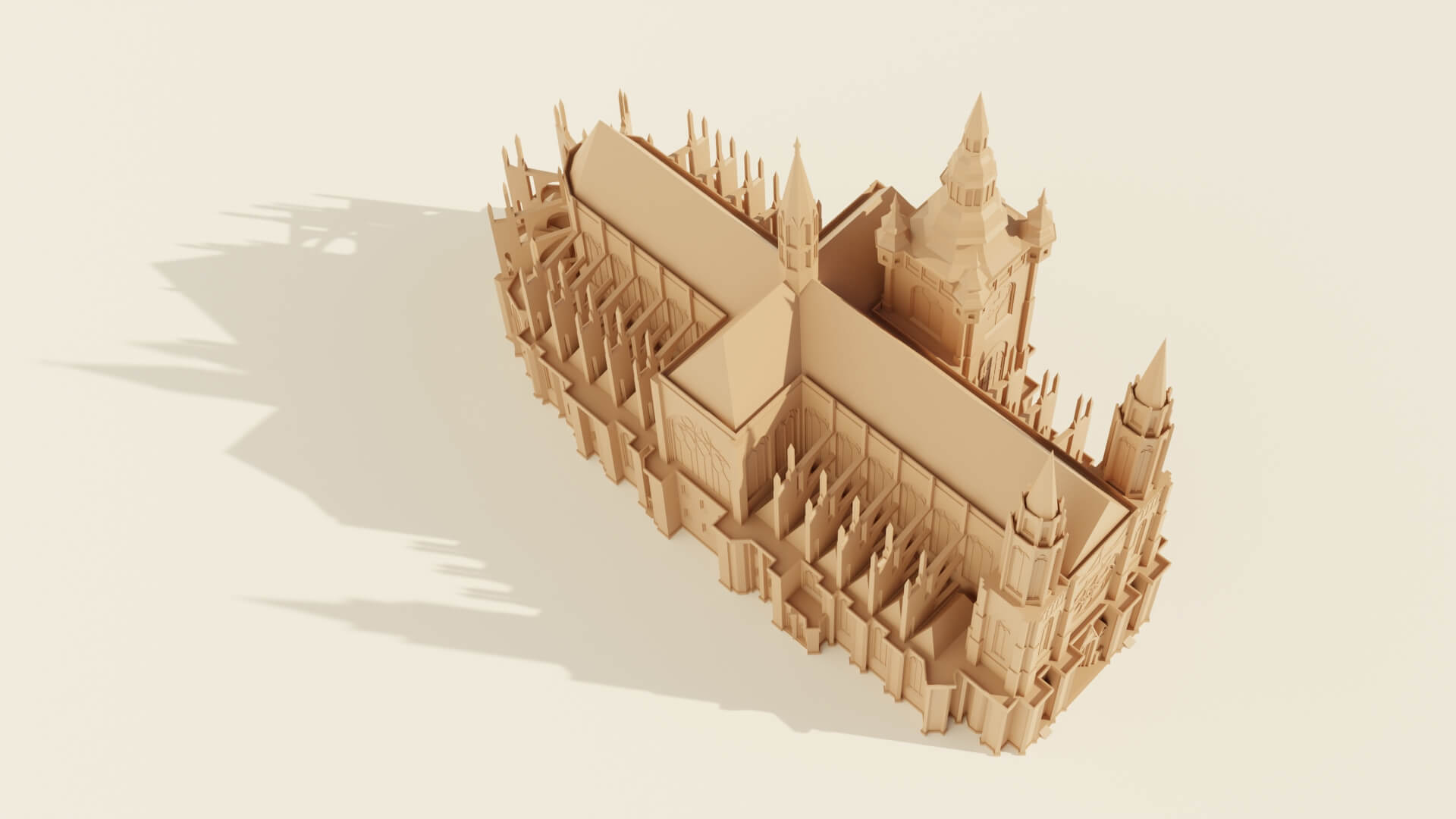 St Vitus Cathedral - 3D Model by Leonte