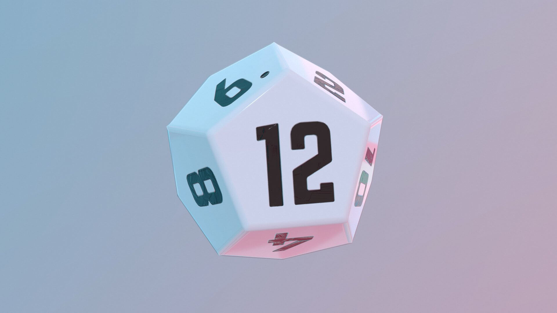 Dice D12 - 3D Model by Lerrmar