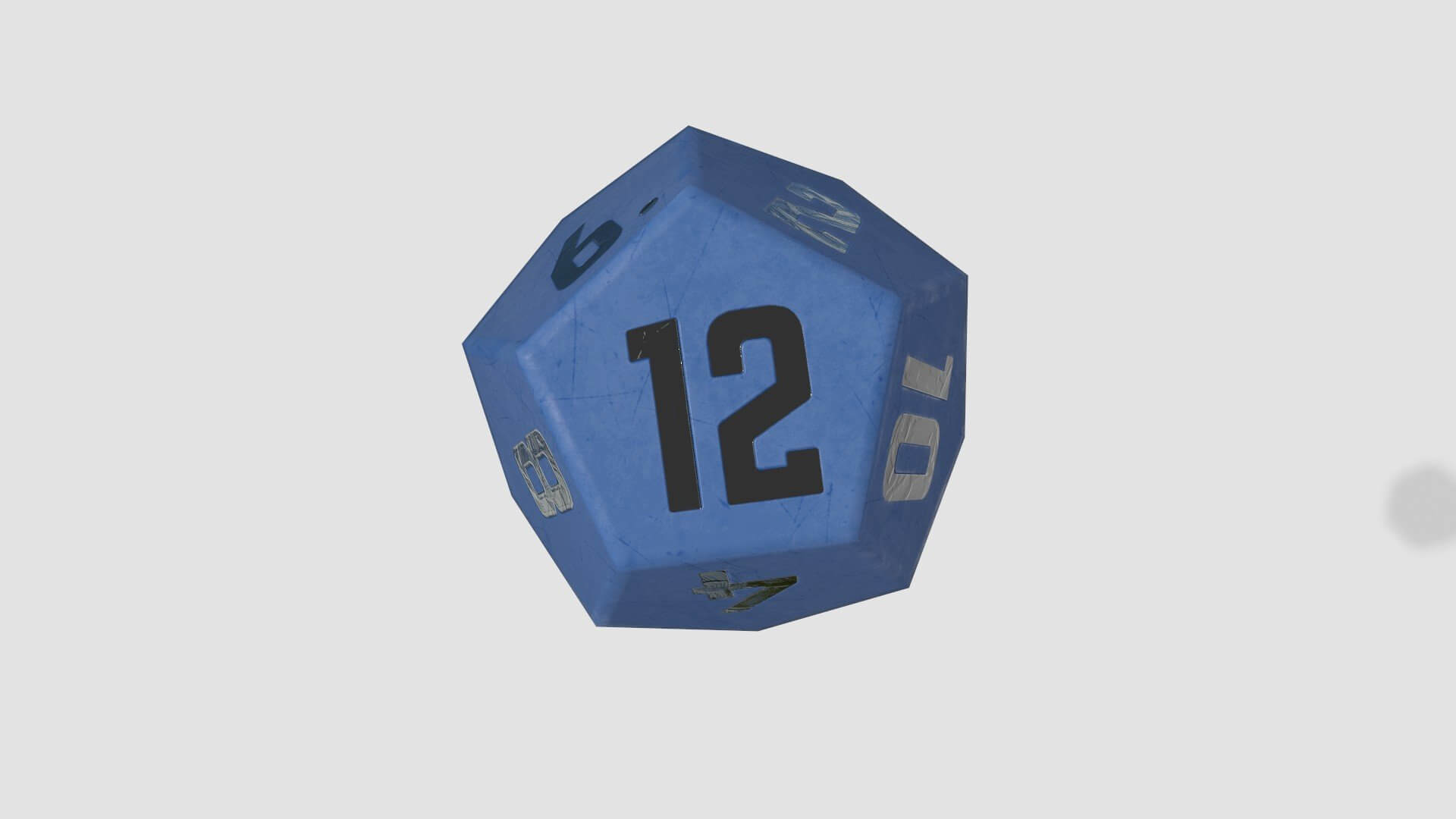 Dice D12 - 3D Model by Lerrmar