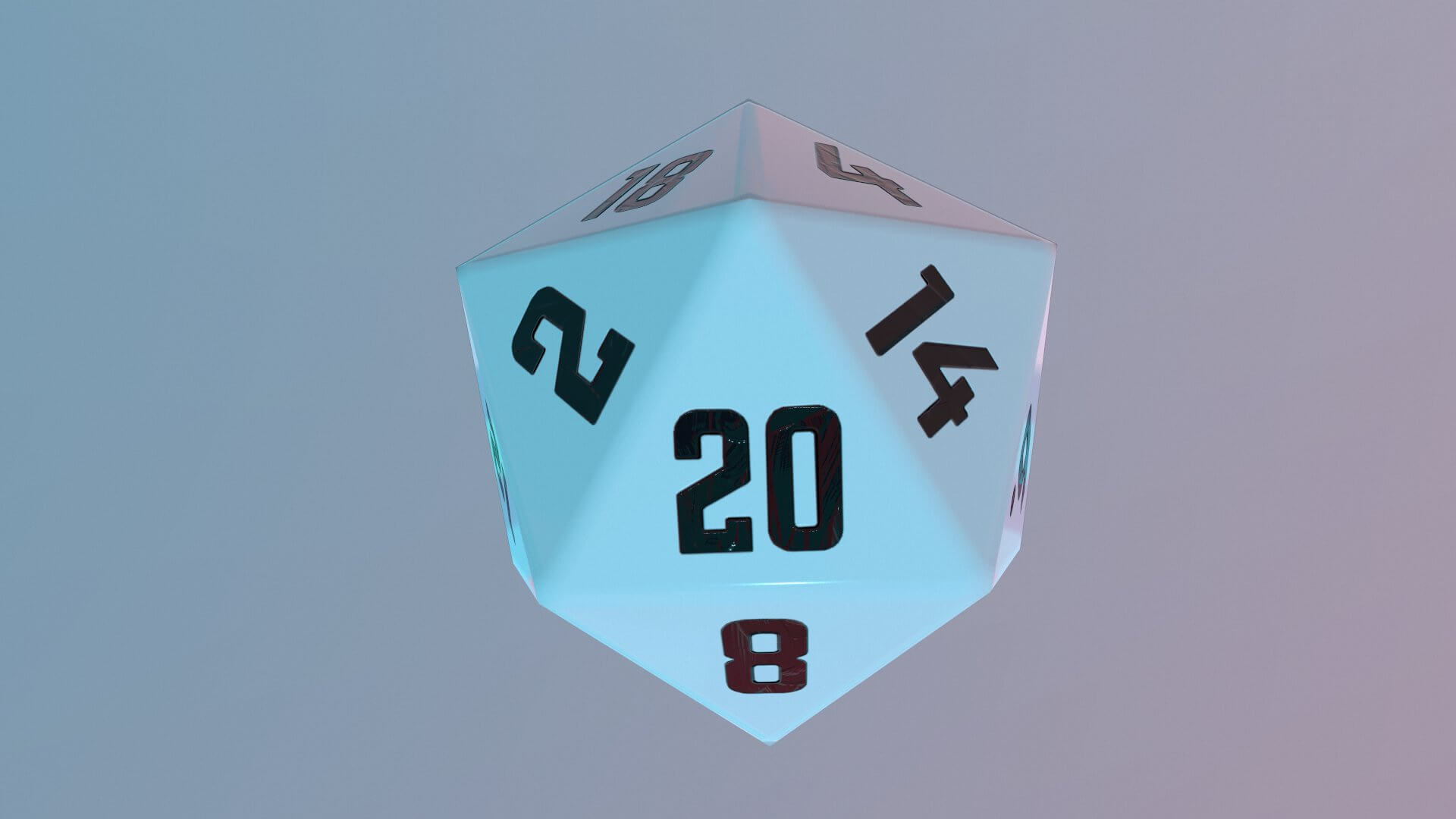 Dice D20 - 3D Model by Lerrmar
