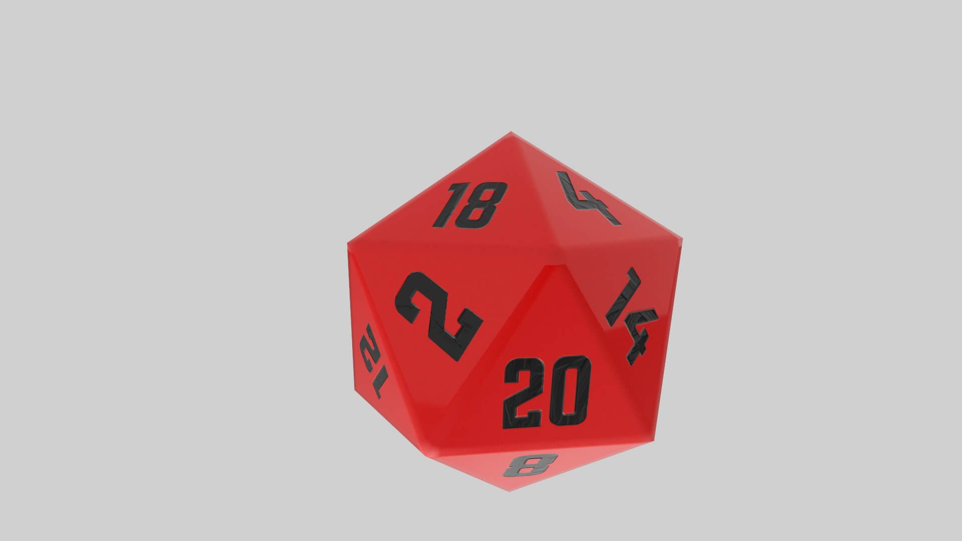 Dice D20 - 3D Model by Lerrmar