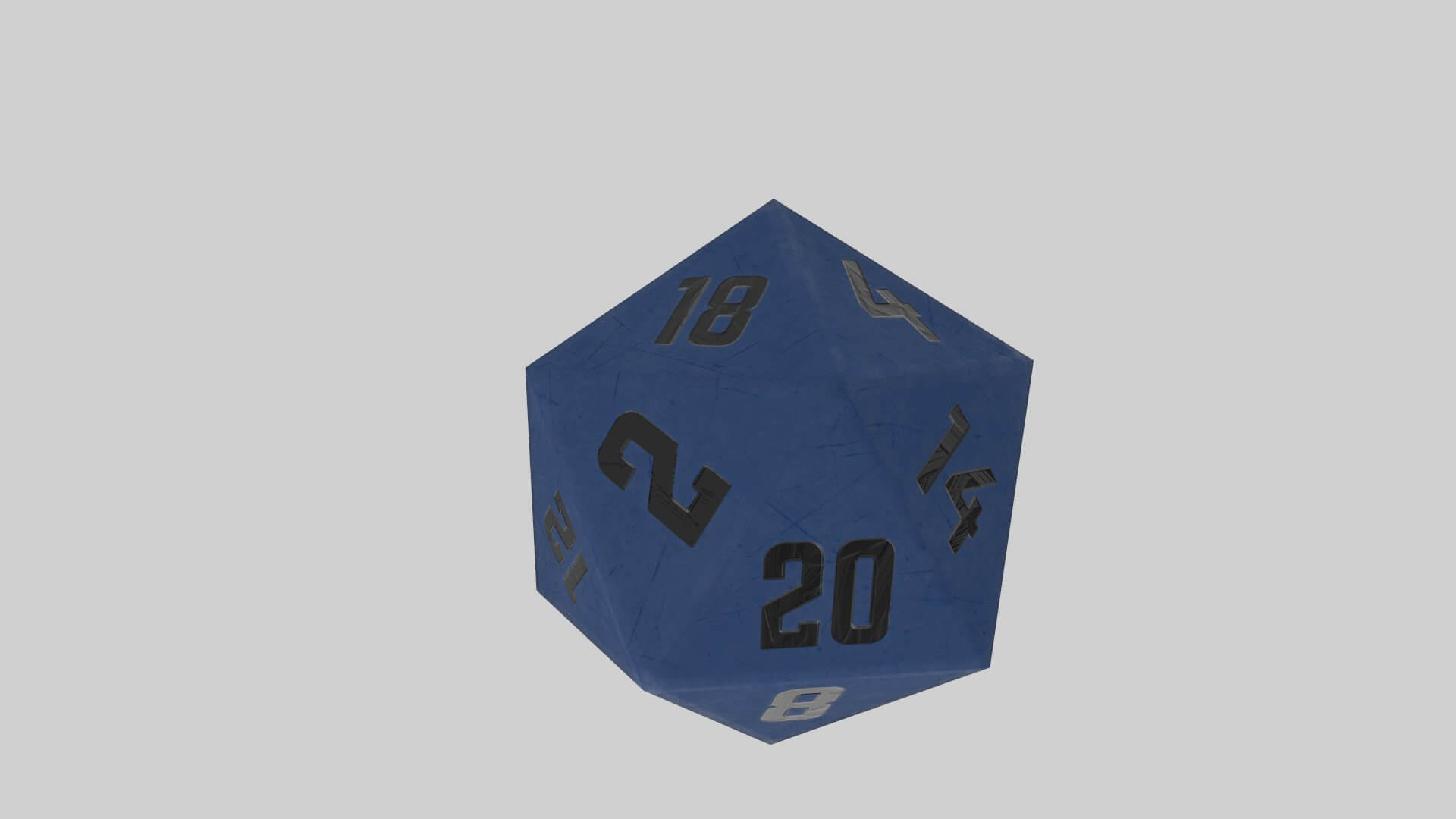 Dice D20 - 3D Model by Lerrmar
