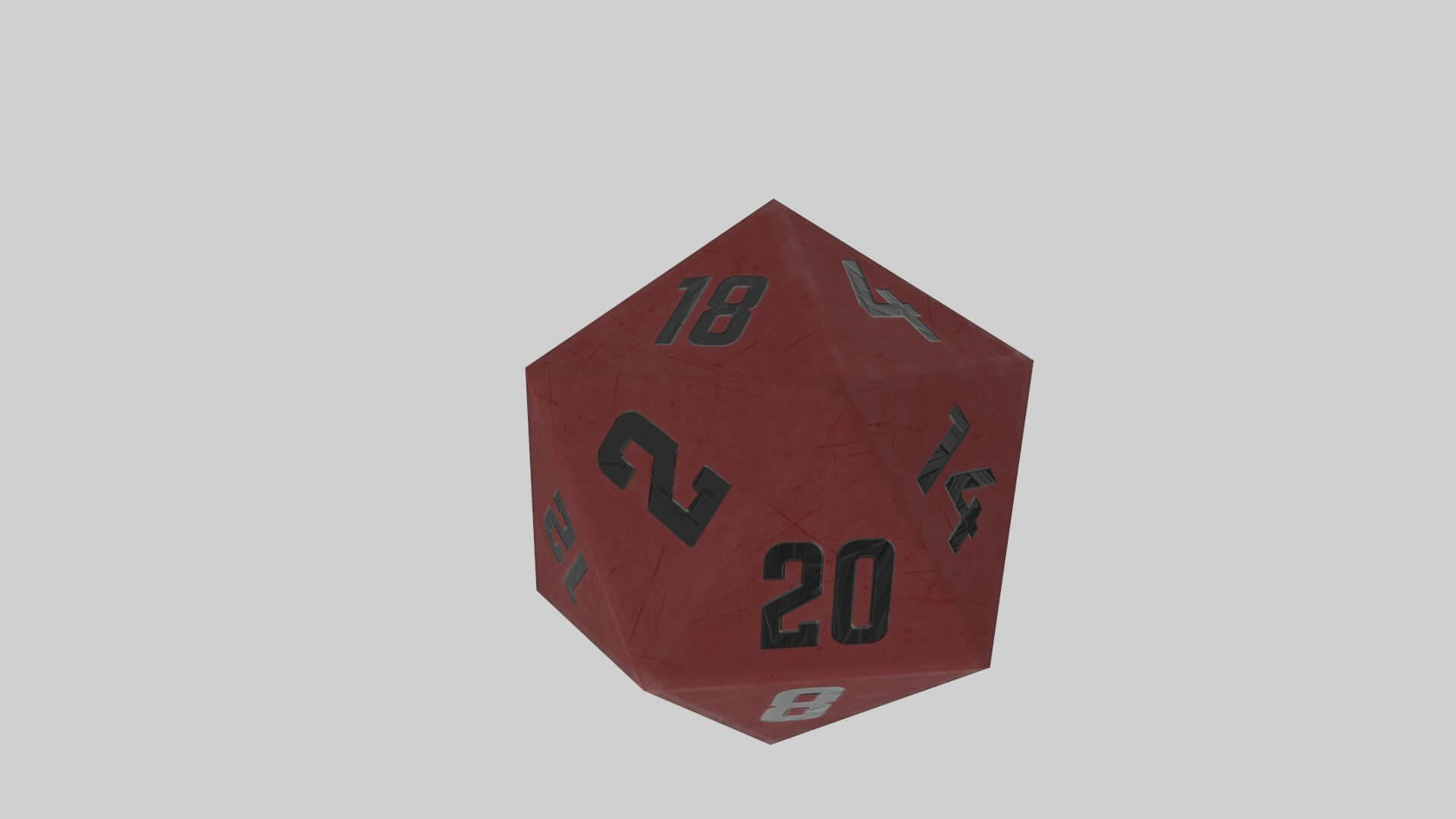 Dice D20 - 3D Model by Lerrmar
