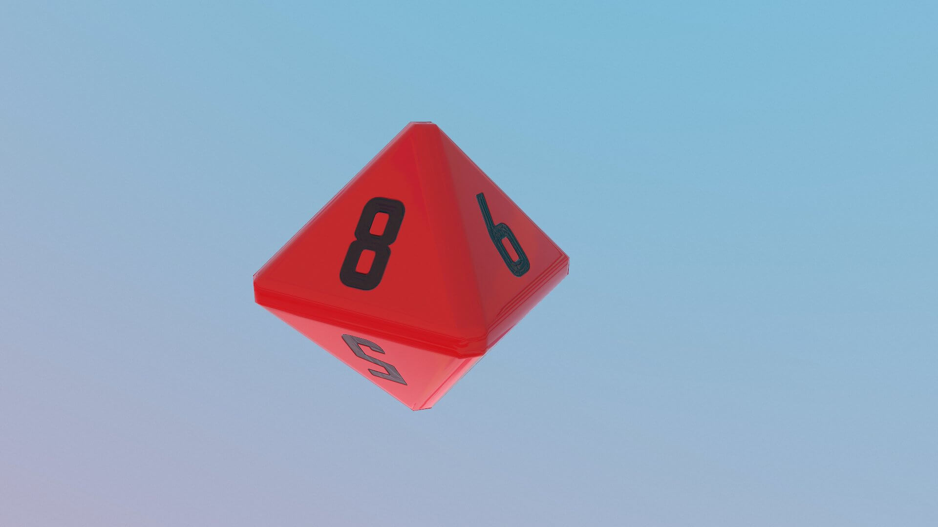 Dice D8 - Free 3D Model by Lerrmar