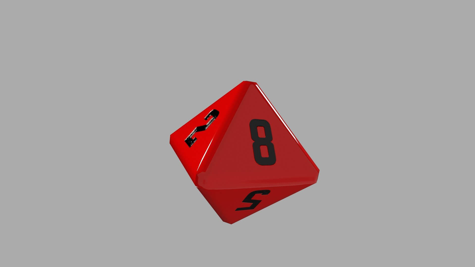 Dice D8 - Free 3D Model by Lerrmar