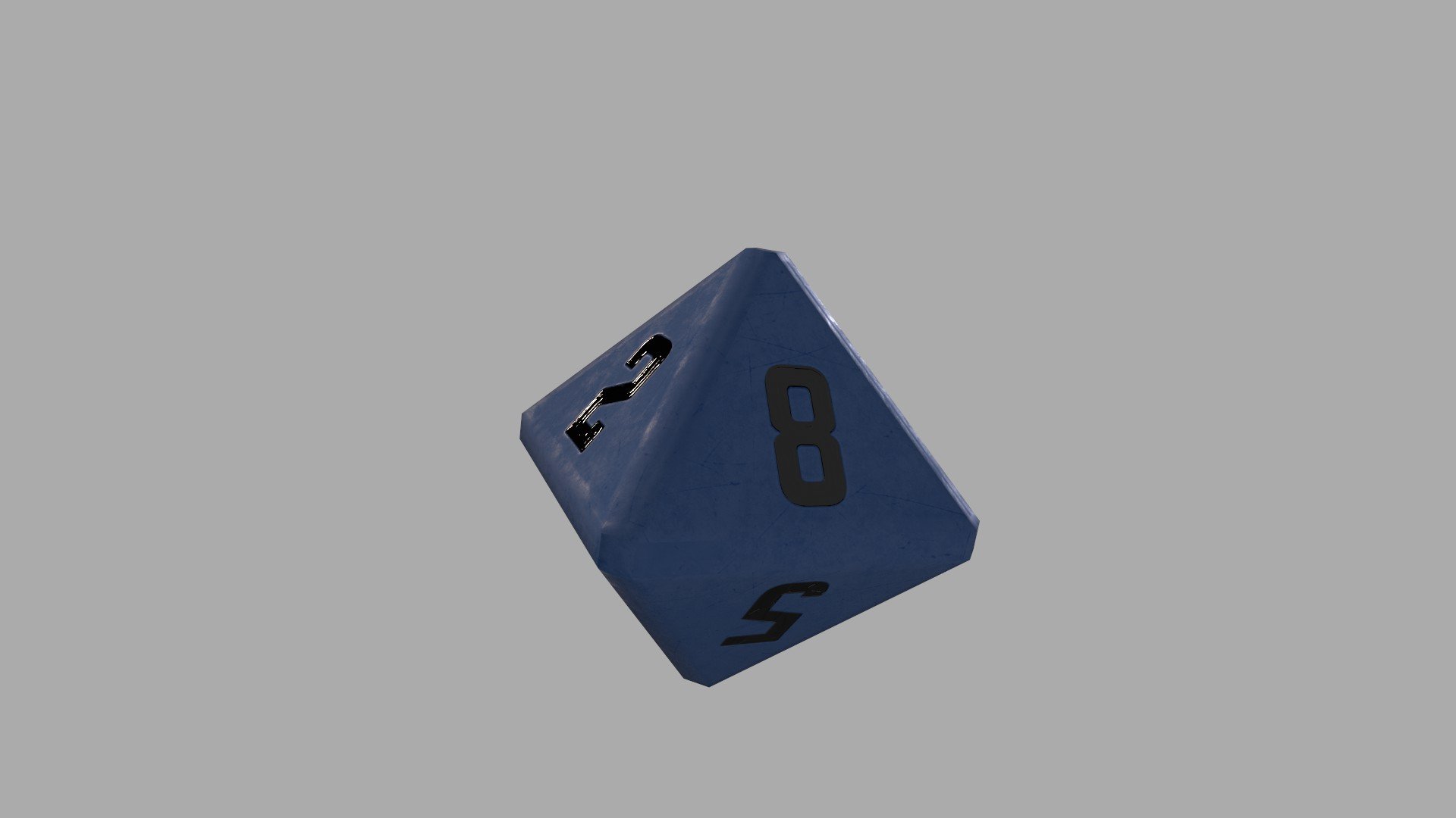 Dice D8 - Free 3D Model by Lerrmar