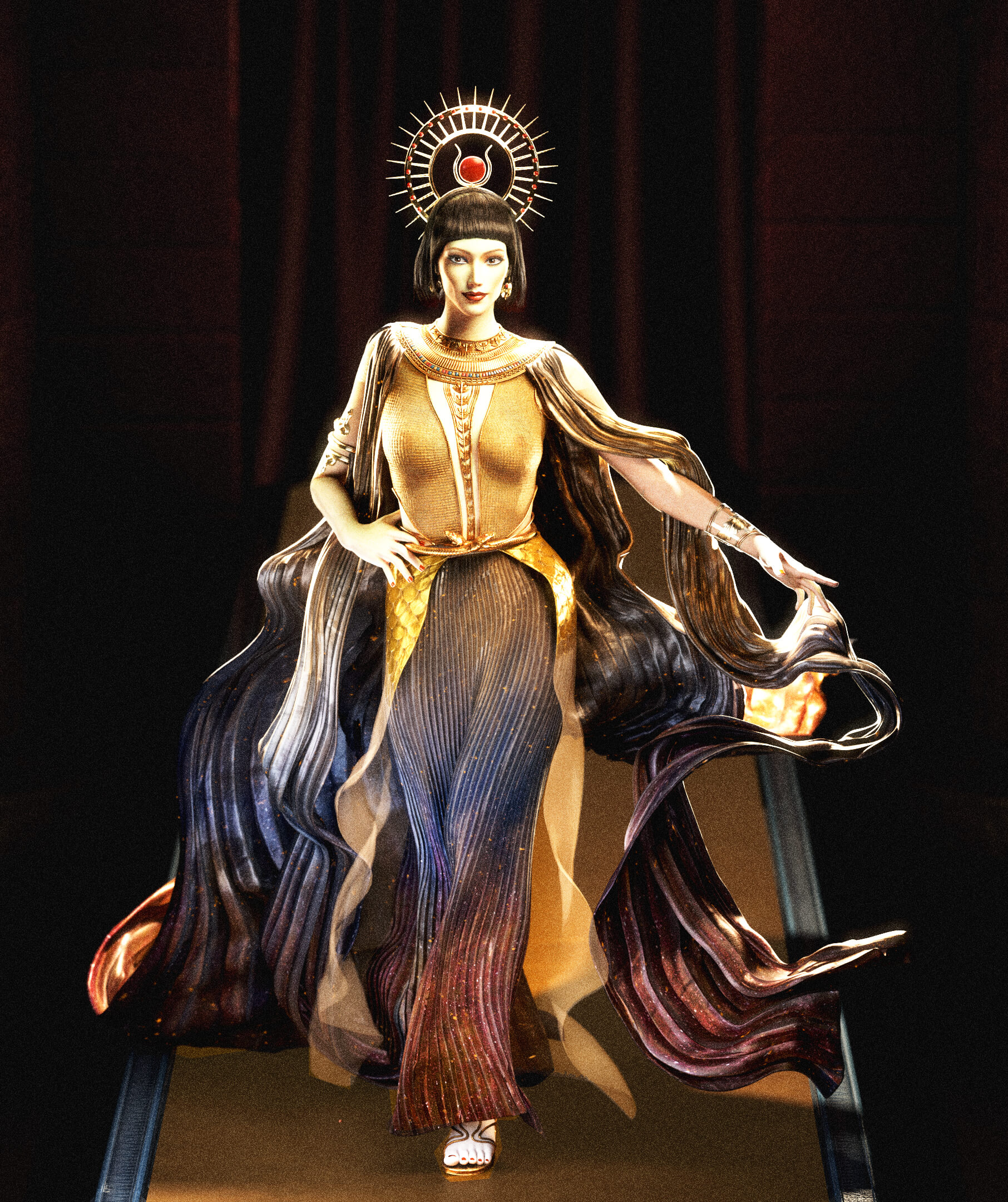 The Twelfth Hour 3D Render, Digital Art by lesiow