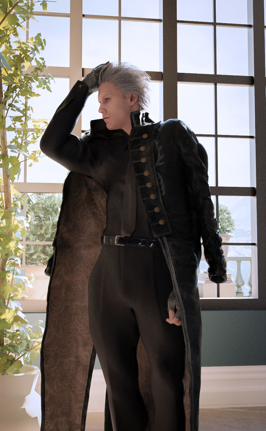 Wait for the Morning 3D Render, Digital Art by Letterstoothevoid