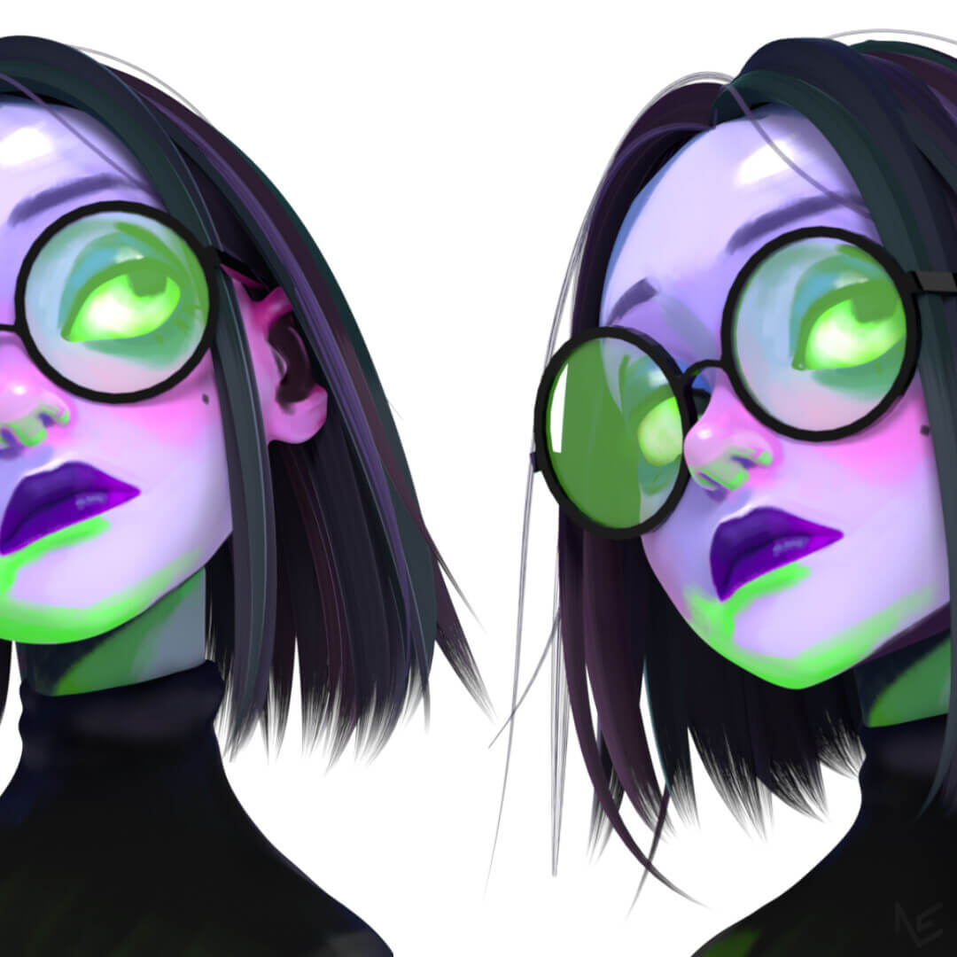 Sketch - June 3D Render, Digital Art by Leuthia